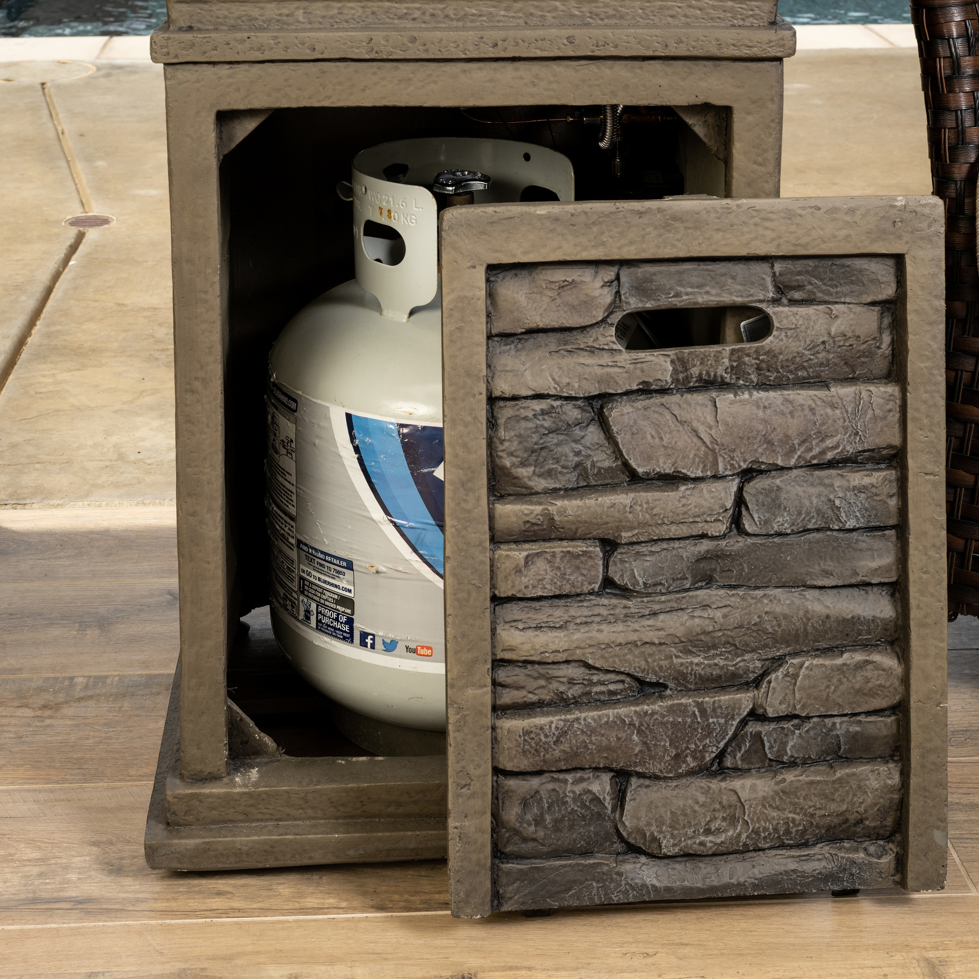 Bond, Alpine Gas Fire Bowl, Fuel Type Propane, Material Magnesium ...