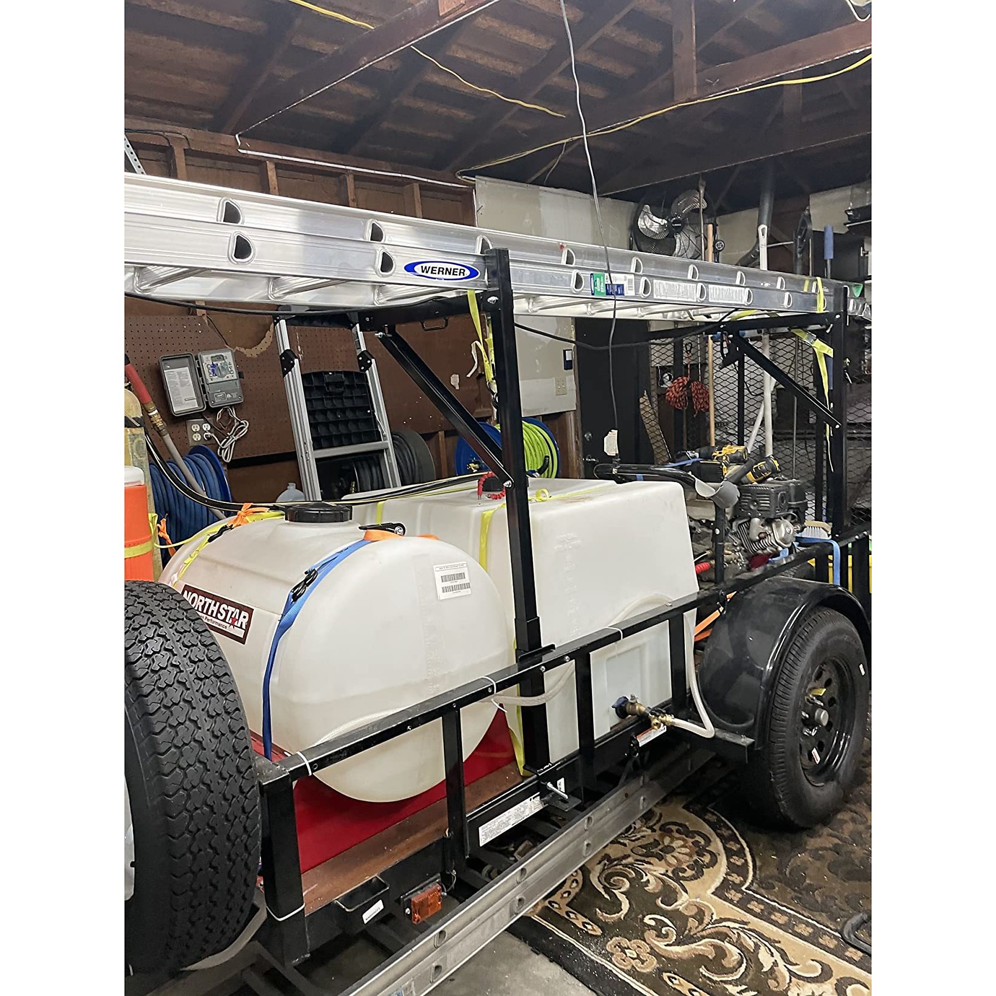 Avitec, Utility Steel Ladder Rack, Load Capacity 250 lb, Material Alloy ...