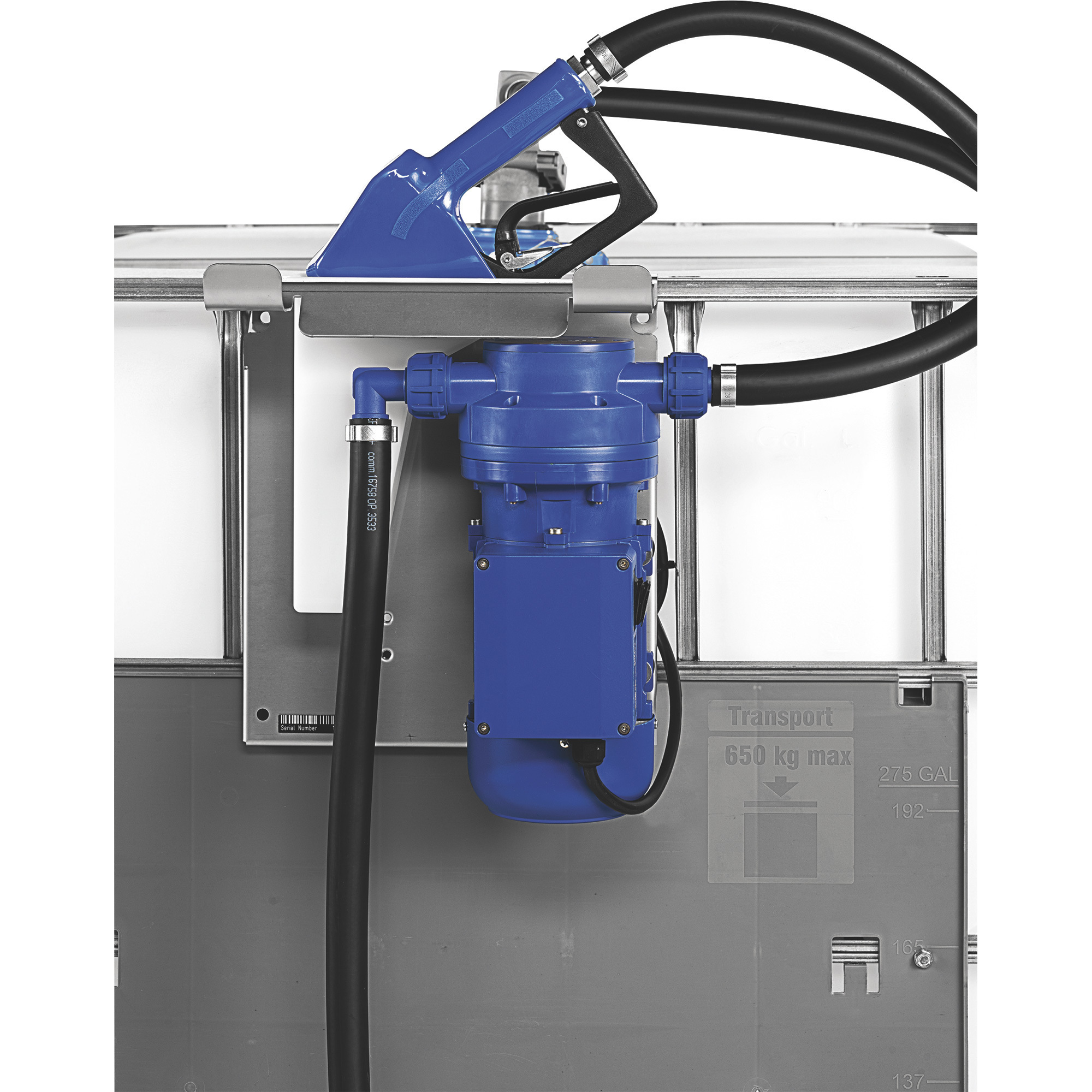BlueDEF 120 Volt DEF Tote Pump System, 1/3 HP, 8-10 GPM, Stainless ...