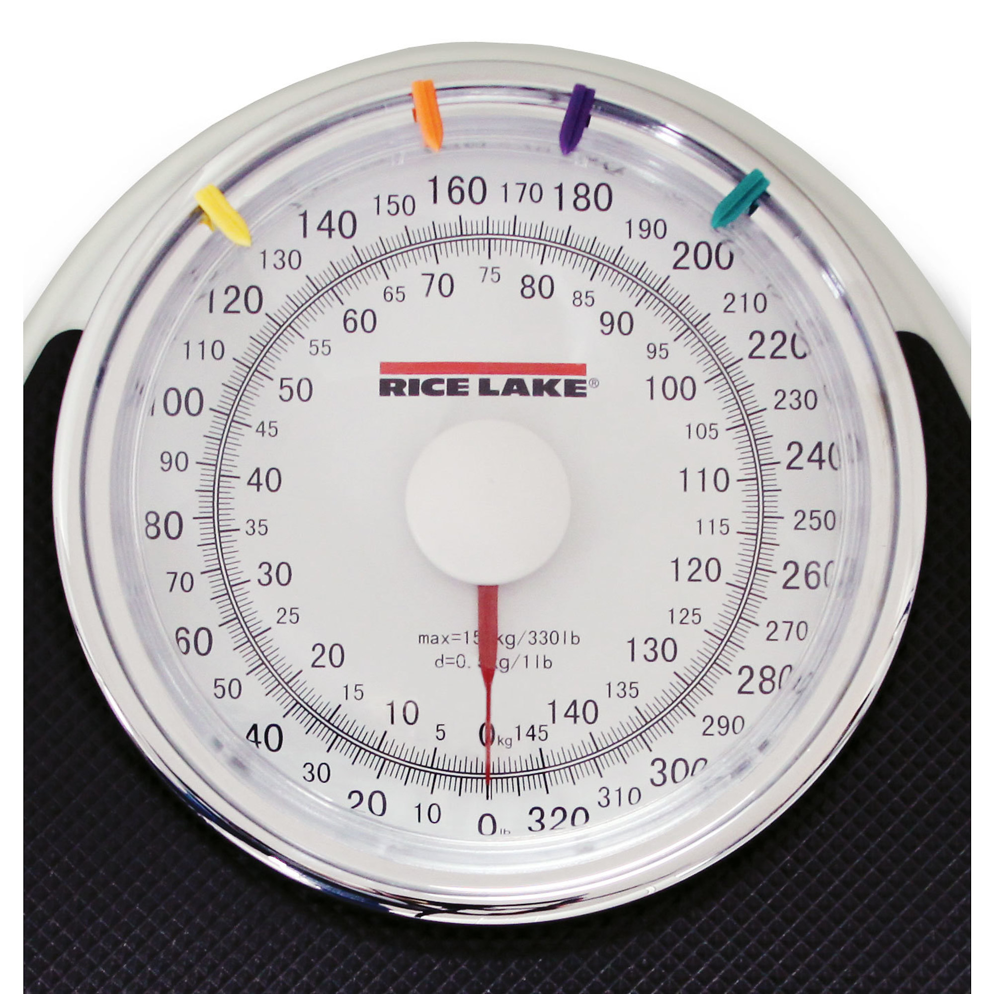Rice Lake, Mechanical Floor Scale, 330lb x 1.0lb, Capacity 330 lb ...