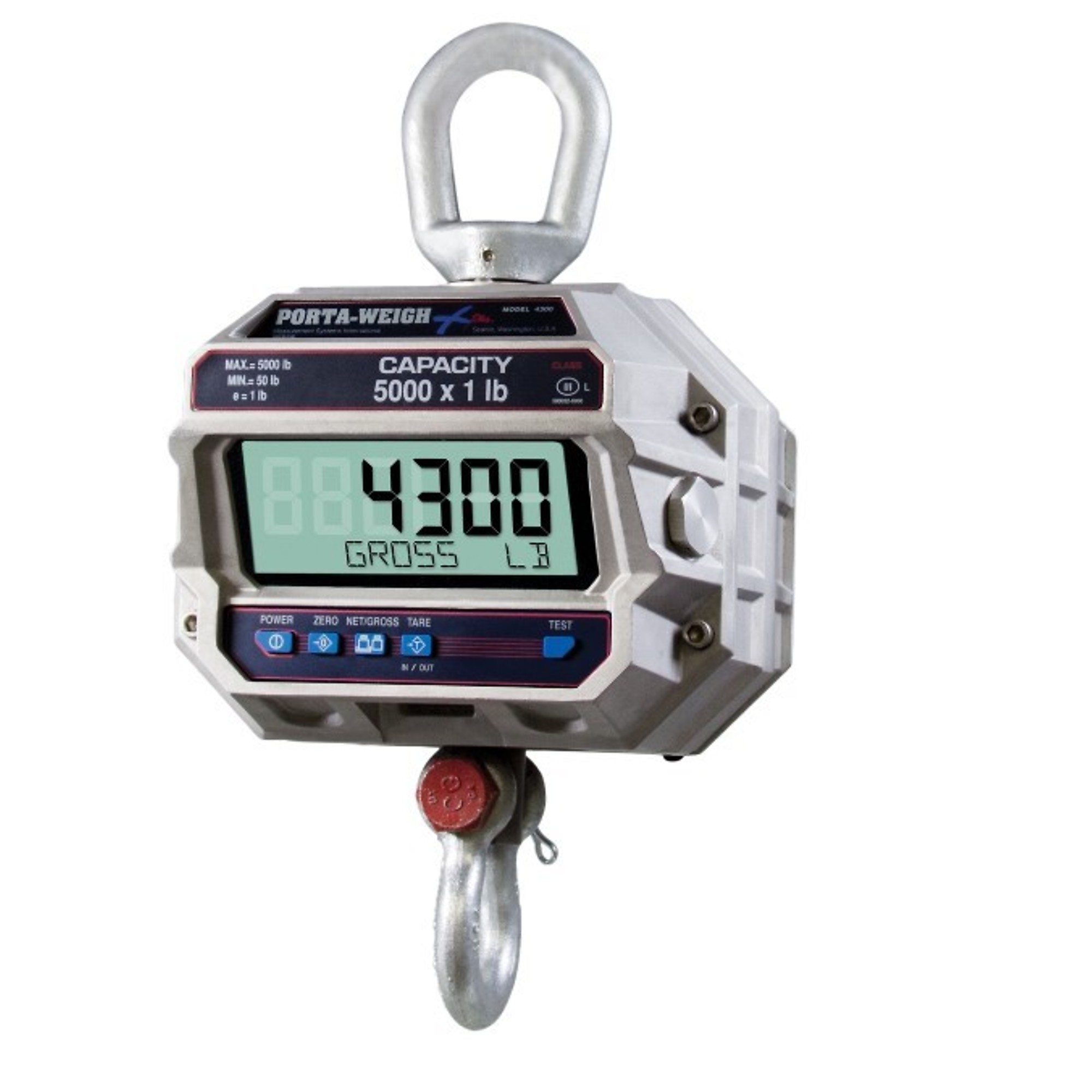 Rice Lake, Crane Scale, 5000Lb, Capacity 5000 lb, Model# MSI-4300 ...