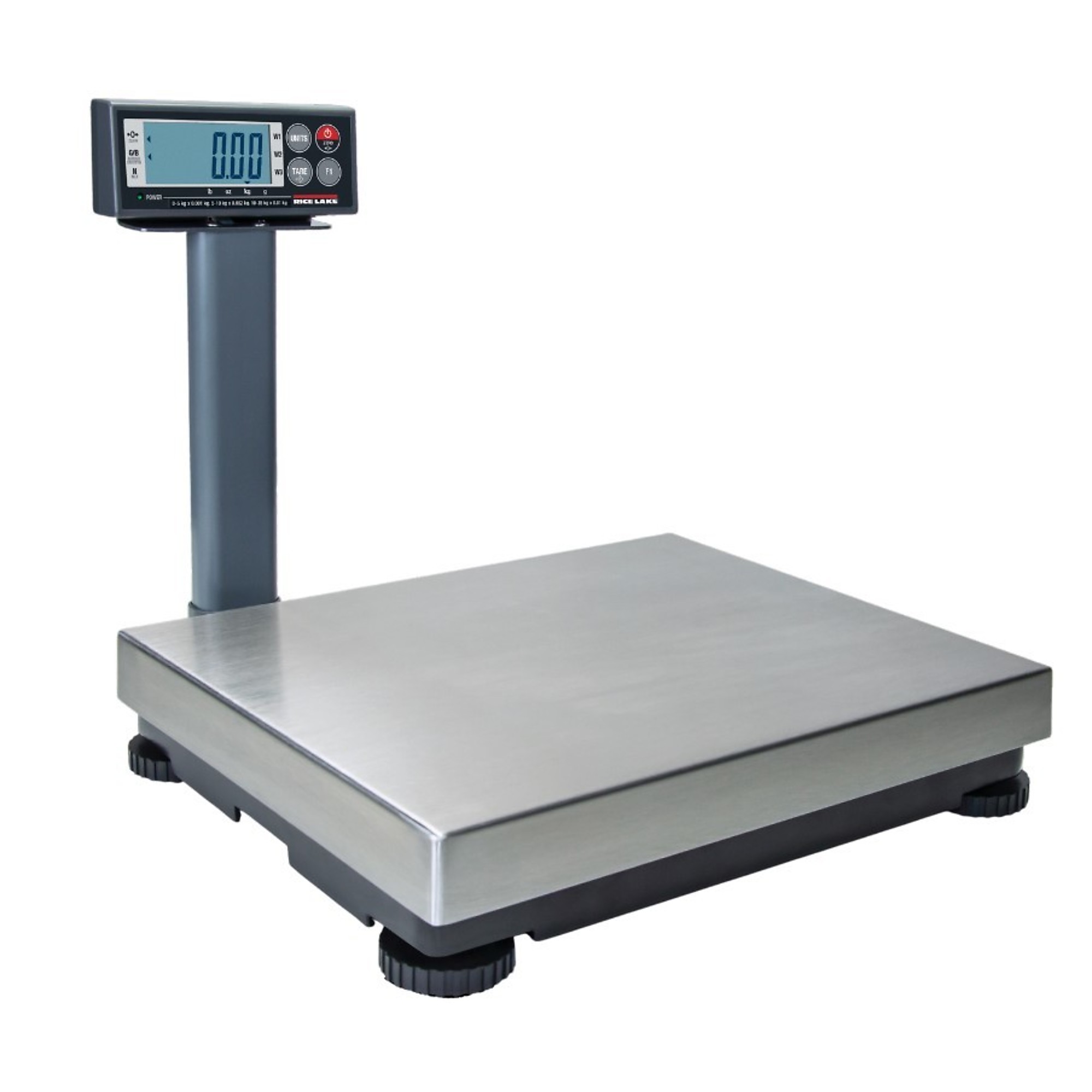 Rice Lake, Postal Bench Scale, 70lb Stainless Steel, Capacity 70 lb ...