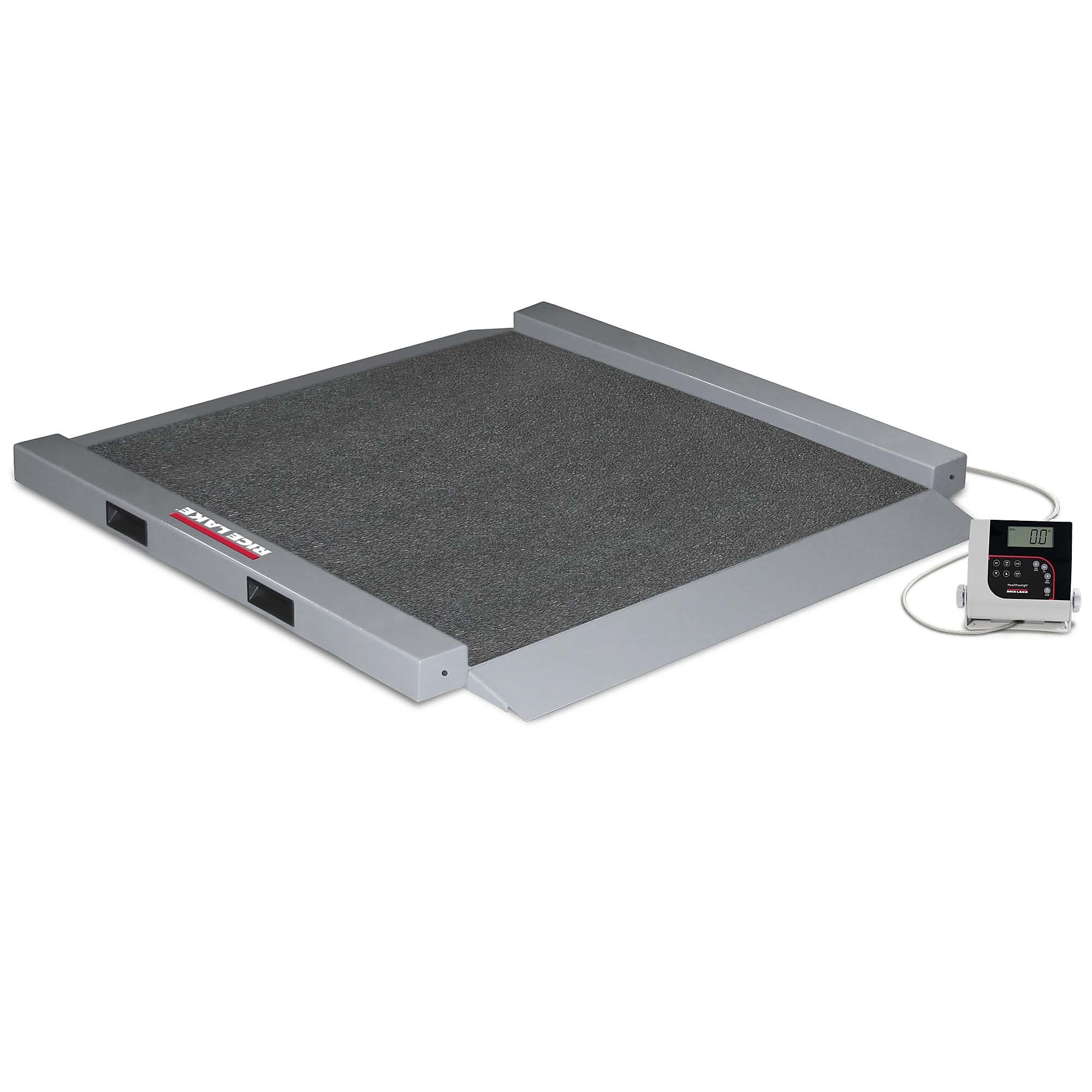 Rice Lake, Portable Wheelchair Scale, 1000lb x .02lb, Capacity 1000 lb ...