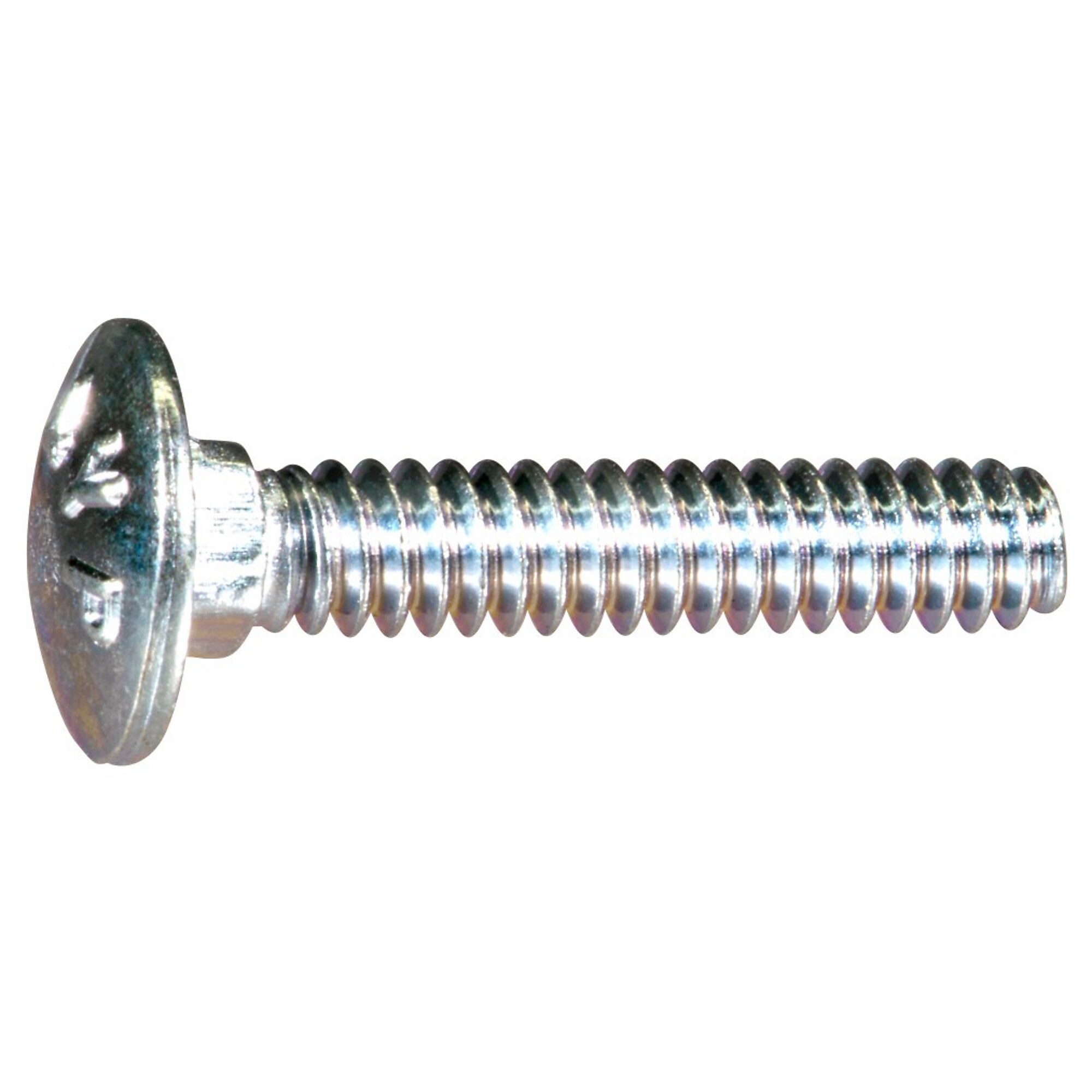 Midwest Fastener Carriage Bolt - 3/16-24 x 1in., Zinc Plated, Grade 2 ...