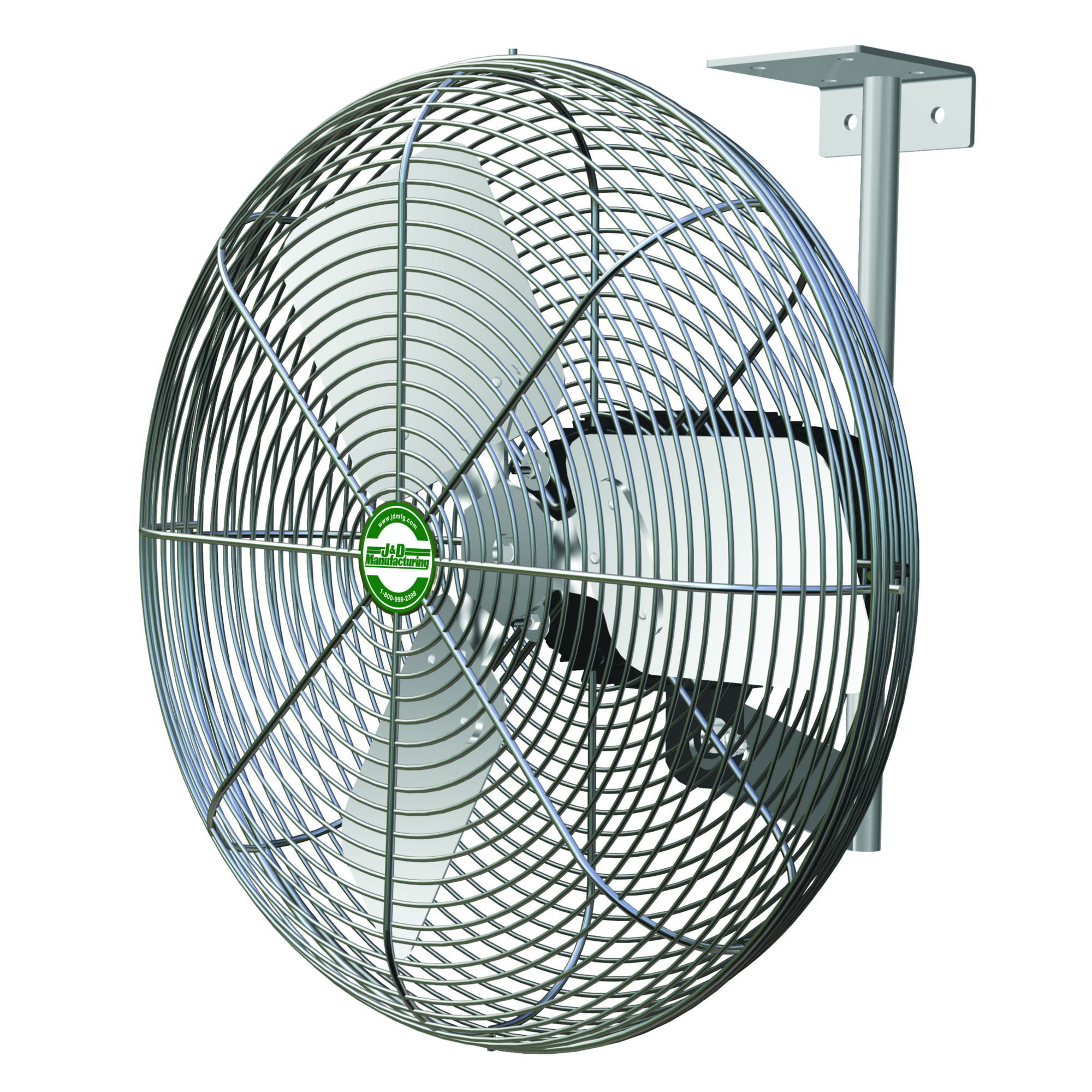 J&D Mfg., 20” Bakt Fan,Stainless Steel, 115/230V, 1/3HP, 1PH, Fan Type ...