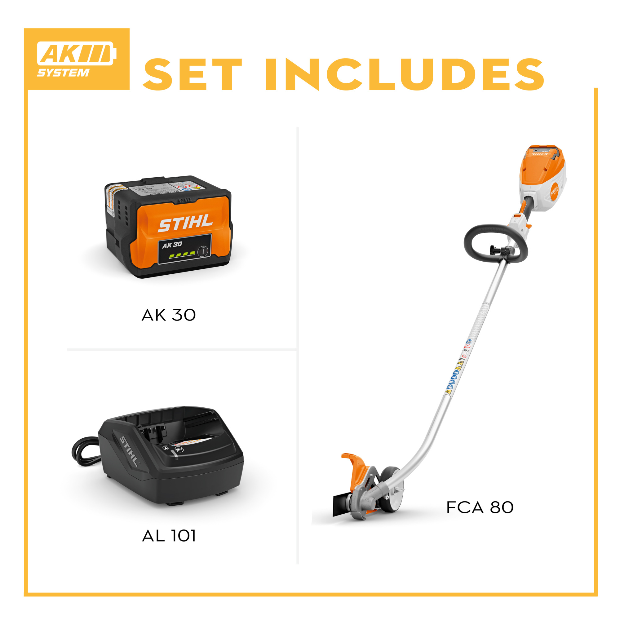 Stihl, Lithium-Ion Edger, Model# FCA 80 SET | Northern Tool