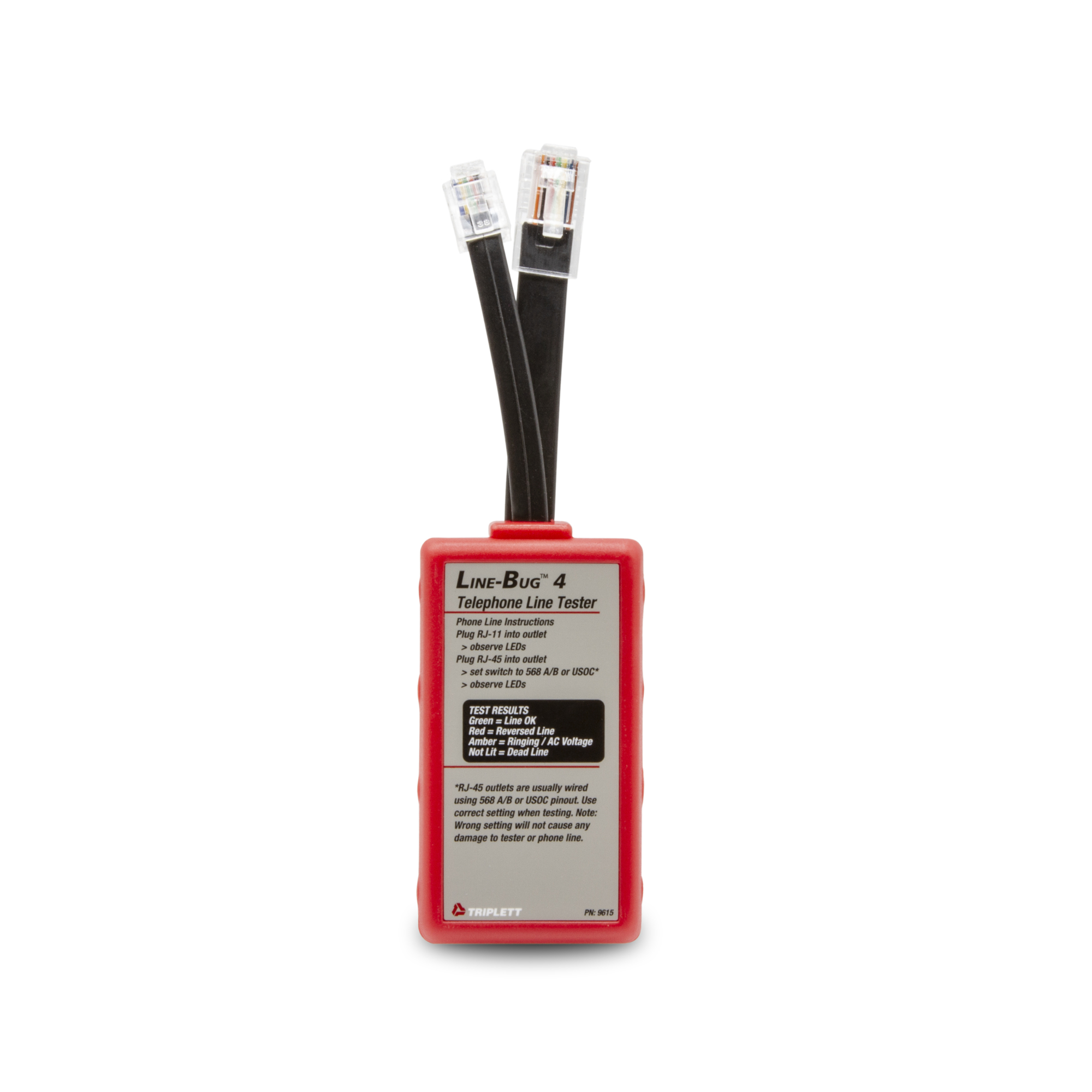 Triplett, Line-Bug, Phone / LAN Line Tester, Model# 9615 | Northern Tool