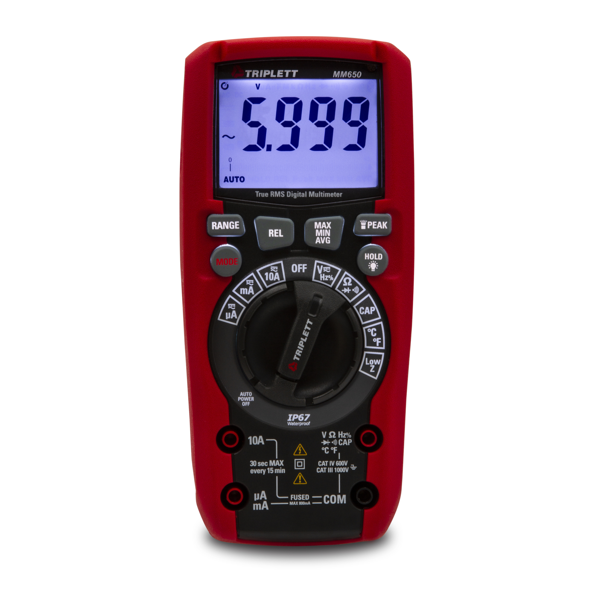 Triplett, CAT IV TRMS Multimeter with Lo Z, Model# MM650 | Northern Tool