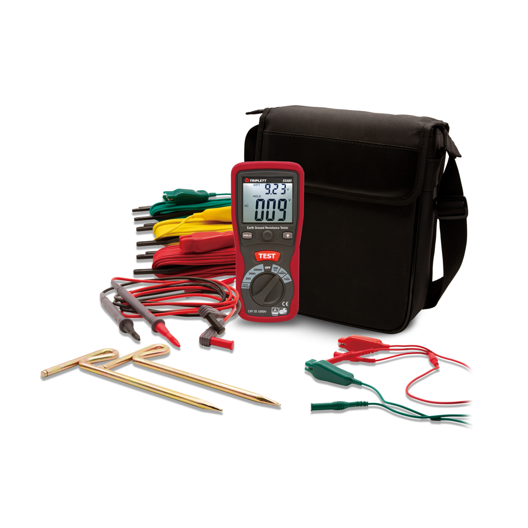 Triplett, Earth Ground Resistance Tester Kit, Model# EG480 | Northern Tool