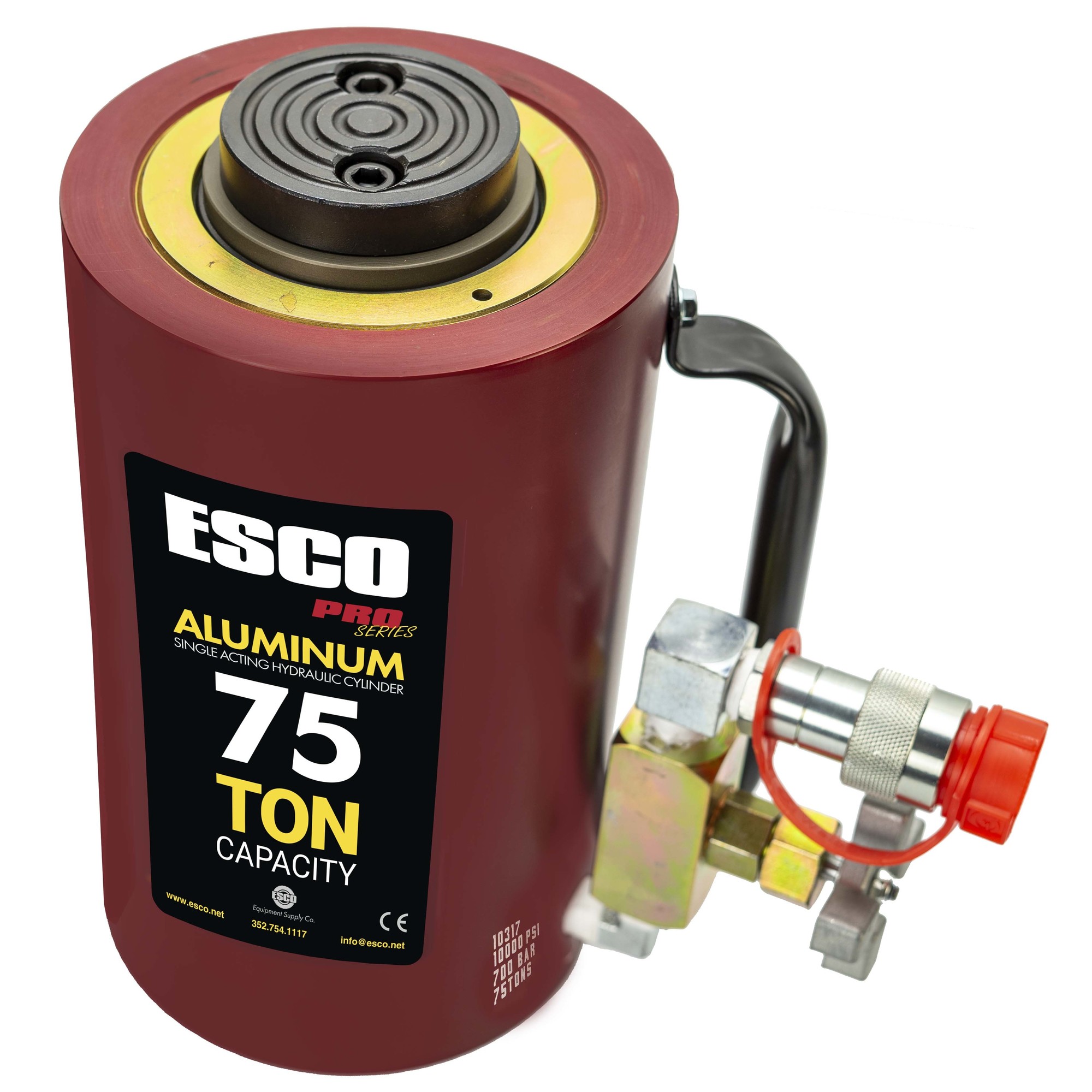 ESCO, 75 Ton Aluminum Jack, Lift Capacity 75 Tons, Model# 10317 ...