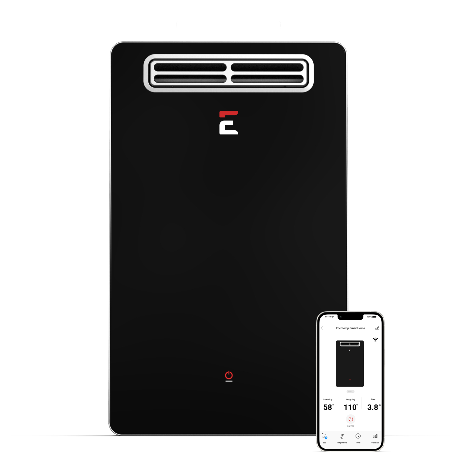 eccotemp SMARTHOME Outdoor 6.8 GPM NG Tankless Water Heater Model SH22 NG Northern Tool