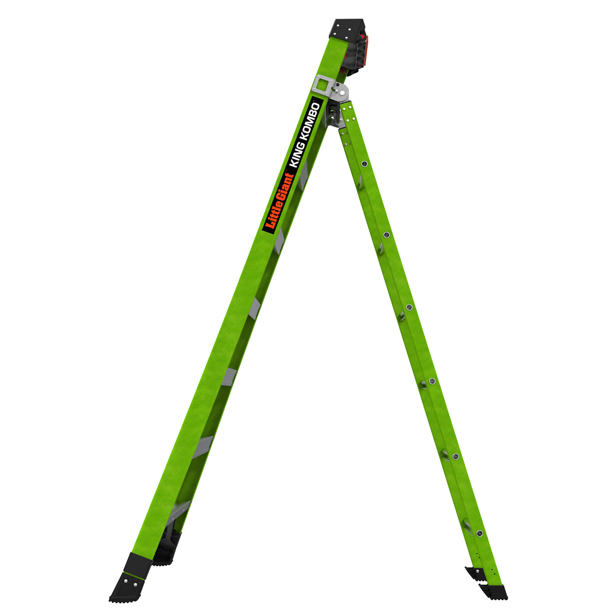Little Giant Ladder, KING KOMBO Profes 8ft. 375lb Fiberglass Combo ...