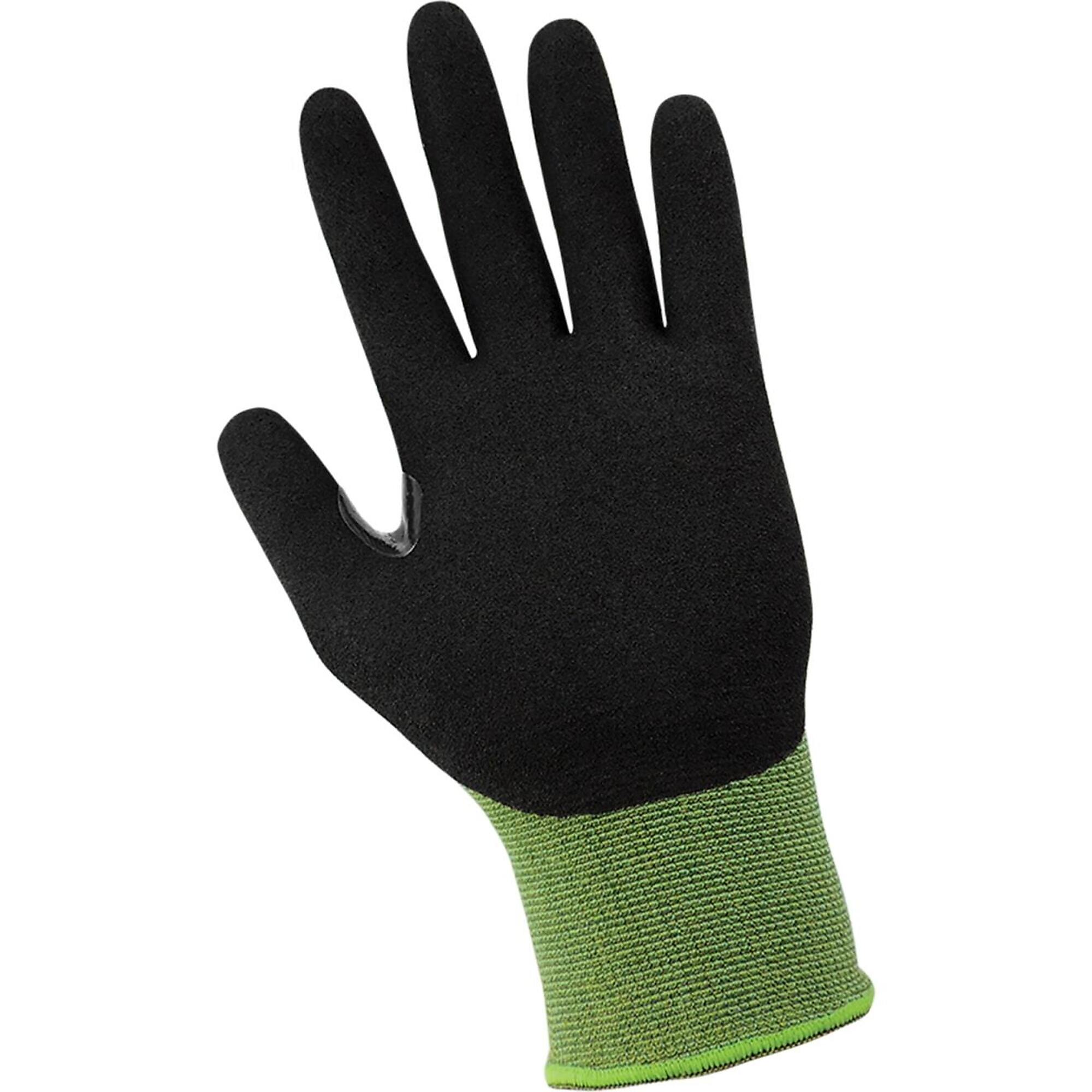 Global Glove Tsunami Grip®, Green Bamboo, Nitrile Coat, A1 Cut Resist ...