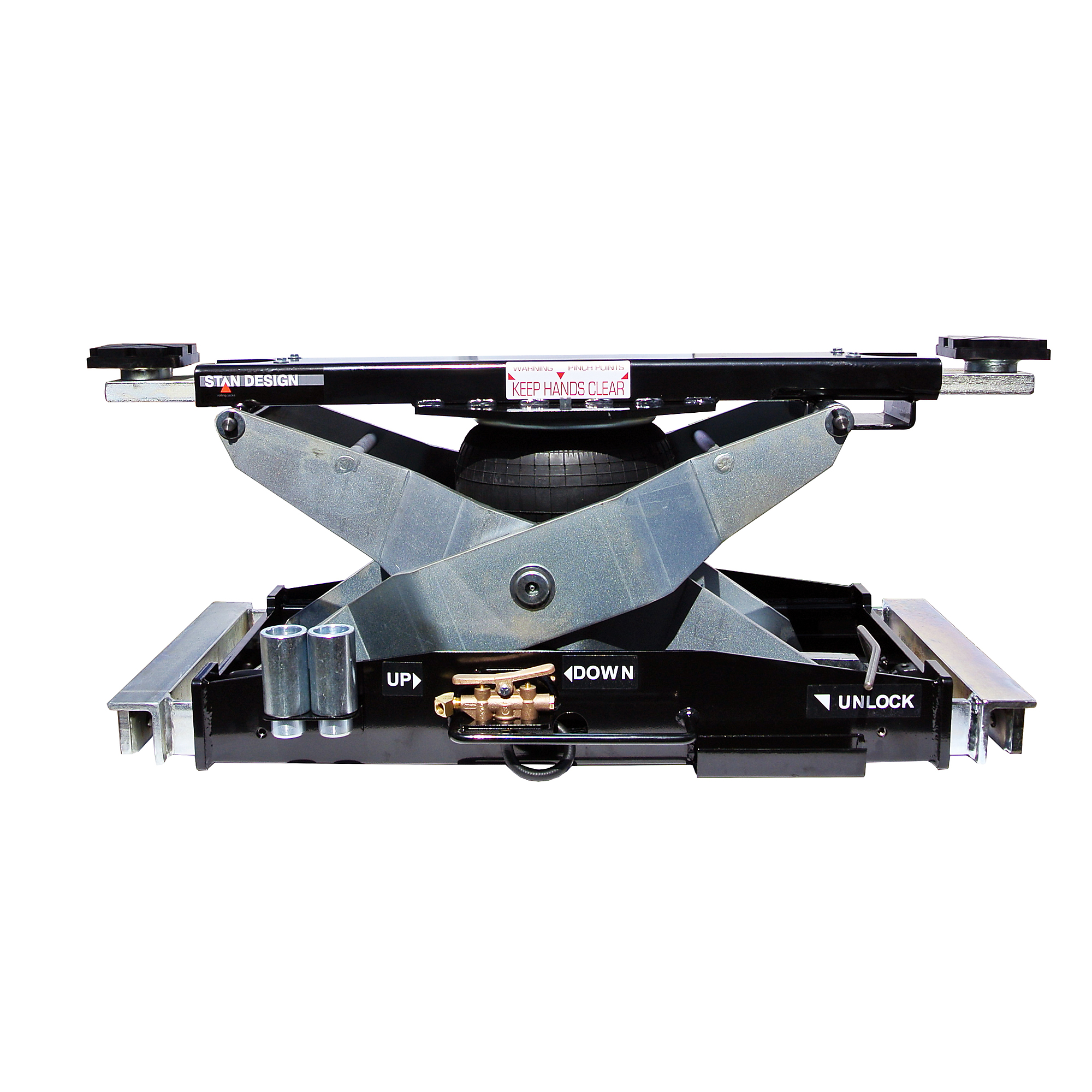 Stan Design, 7000 Lb. Cap Air Bag Rolling Bridge Jack, Capacity 7000 lb ...
