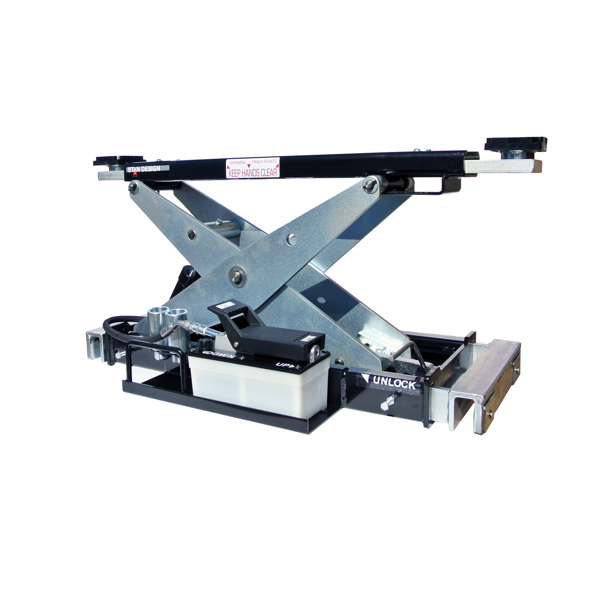 Stan Design, 6000 Lb. Cap Rolling Bridge Jack for Vehicle Lifts Pits ...