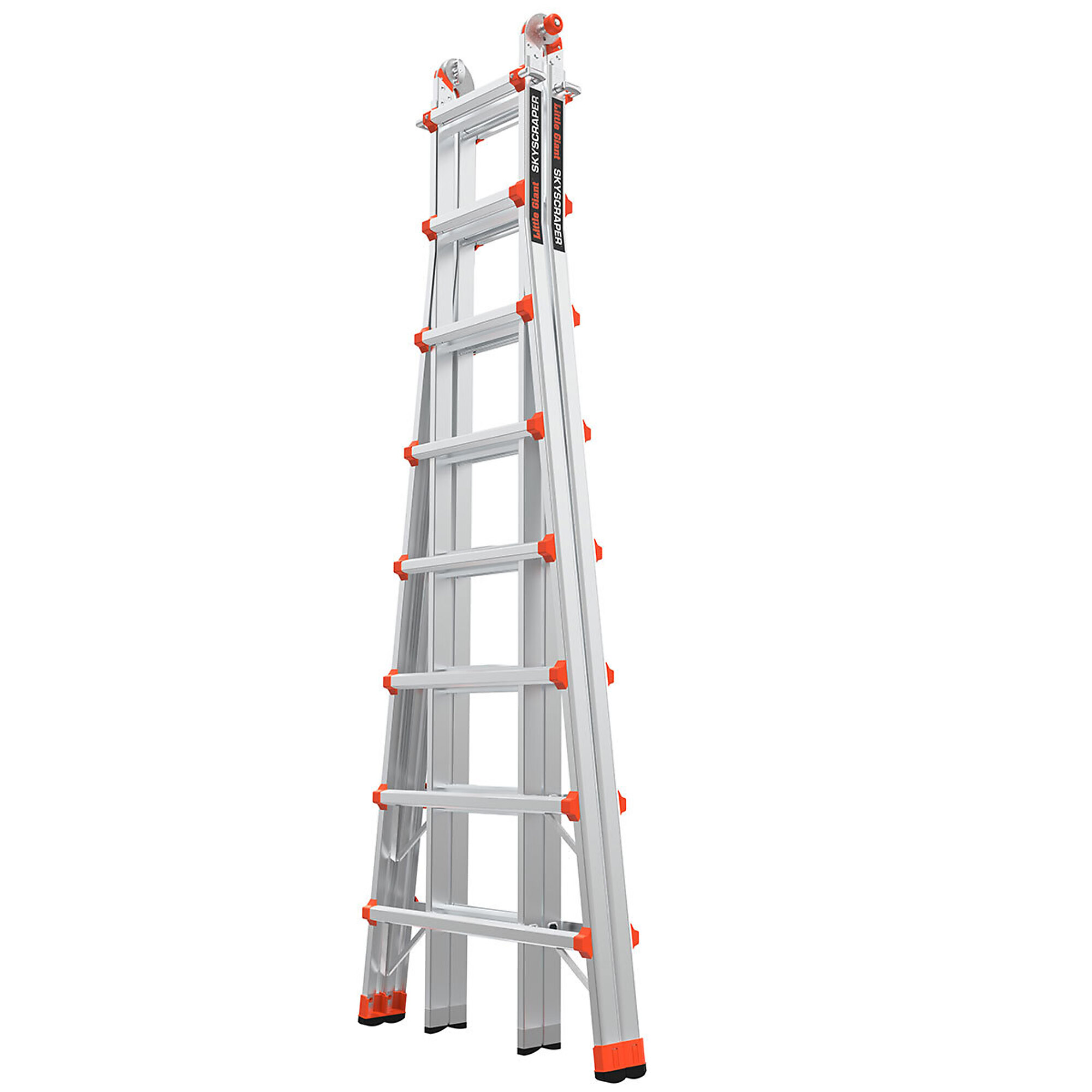 Little Giant Ladder, SKYSCRAPER 15ft. 300lb Alum Adjustable Stepladder ...