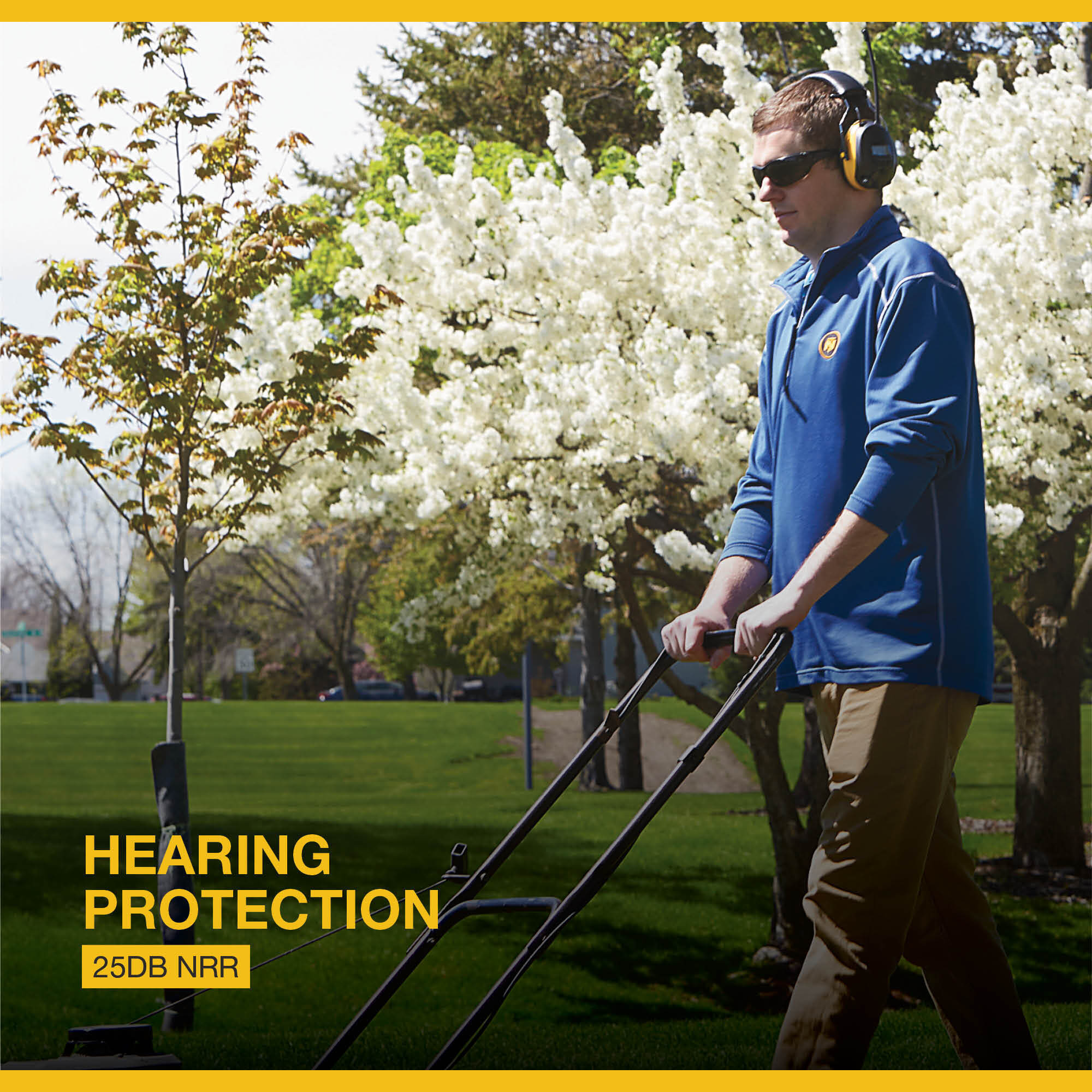 Klutch Hearing Protection Earmuffs with 27dB NRR, Wireless Connectivity ...