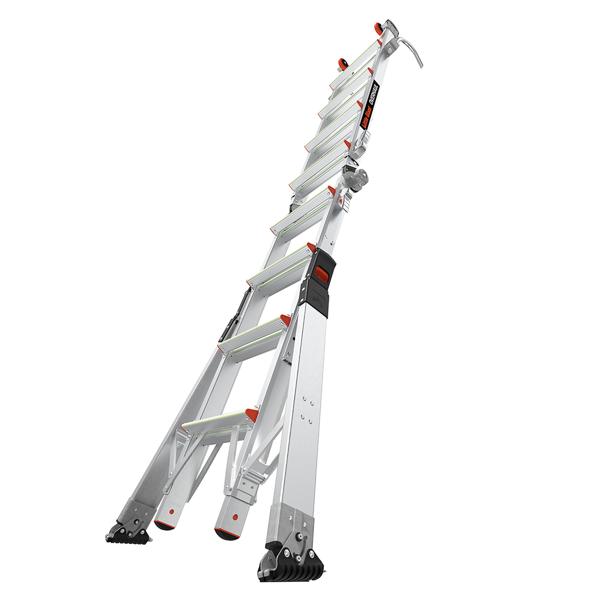 Little Giant Ladder, OVERHAUL 17 375lb Alum Articulated Extend Ladder ...