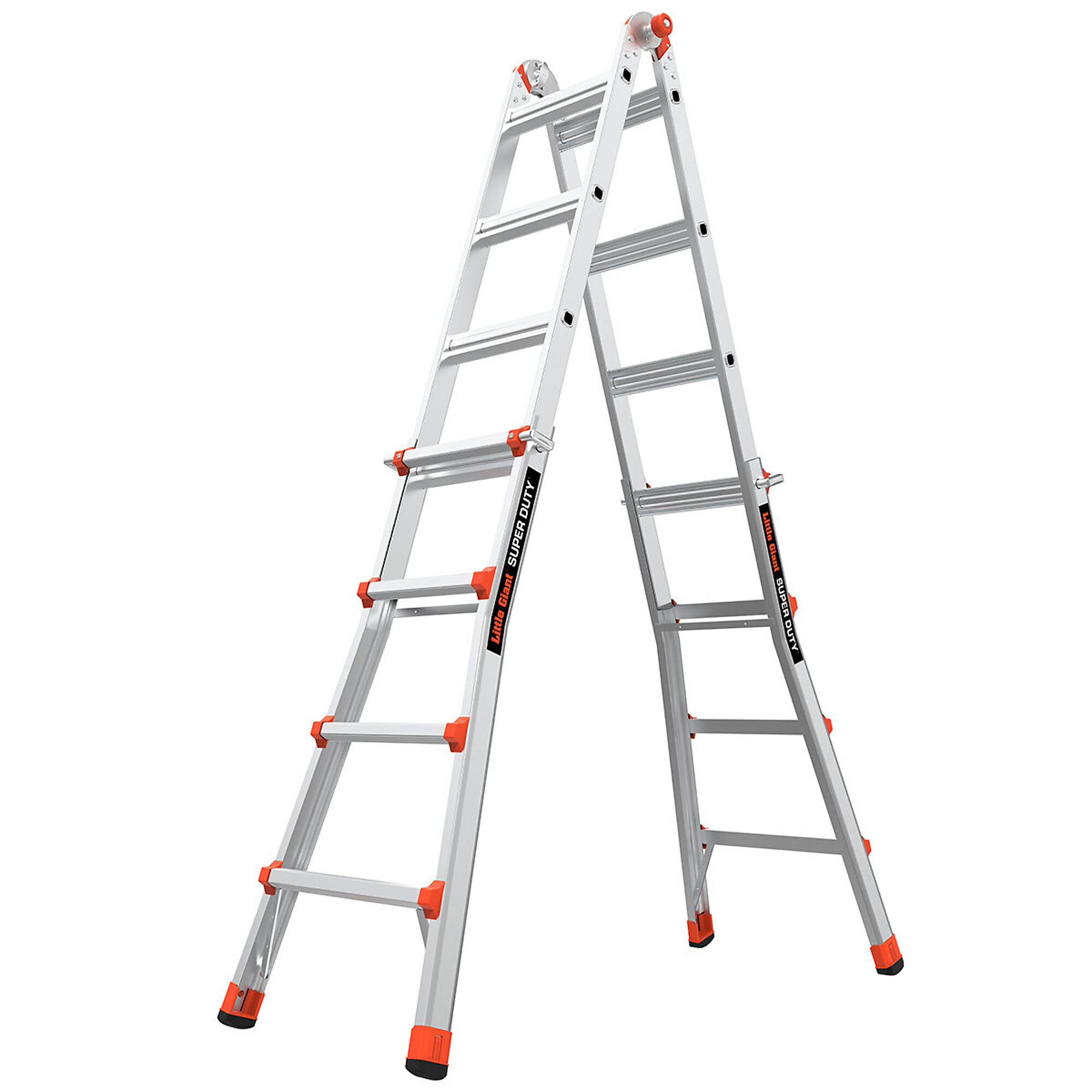 Little Giant Ladder, SUPER DUTY 17 375lb Alum Articulated Extend Ladder ...