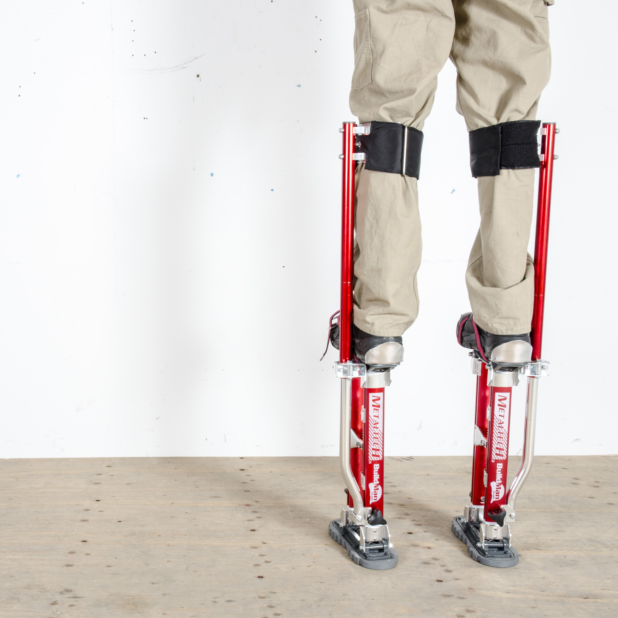 Metaltech 18in.-30in. Pair Drywall Stilts, 225-Lb. Capacity, Model# I ...