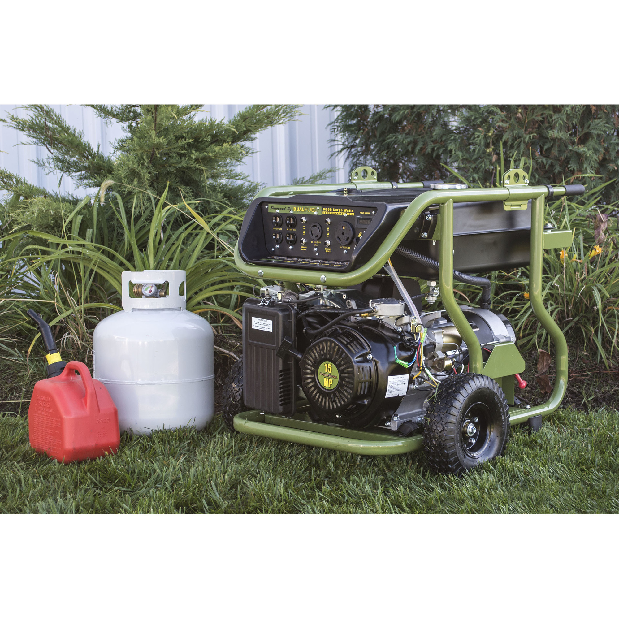 Sportsman, 9000 Watt Dual Fuel Generator, Surge Watts 9000 Voltage 120/ ...
