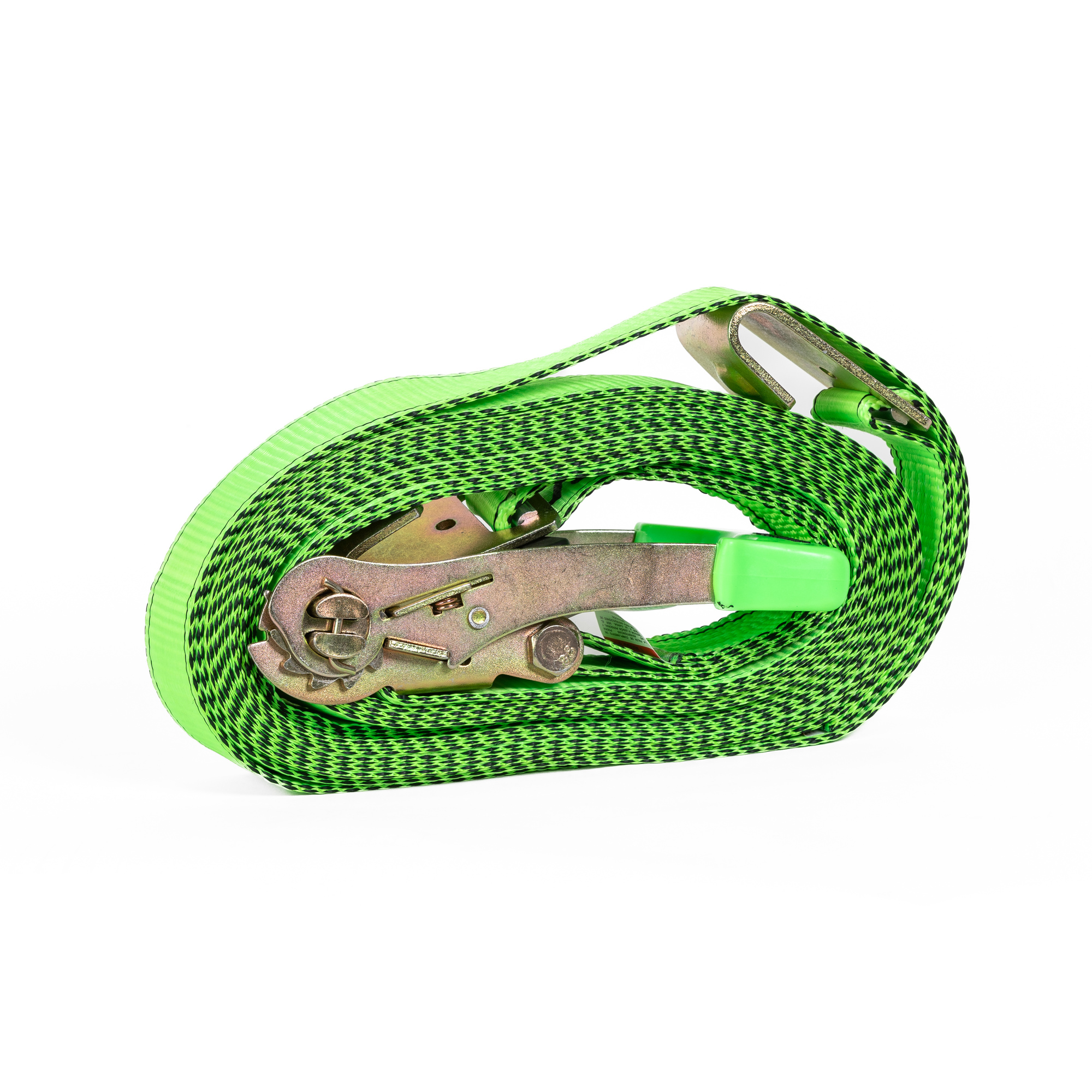 Fusion Grip, 2in.x27ft. Magnetic Flat Hook Rachet Tie-Down Strap ...