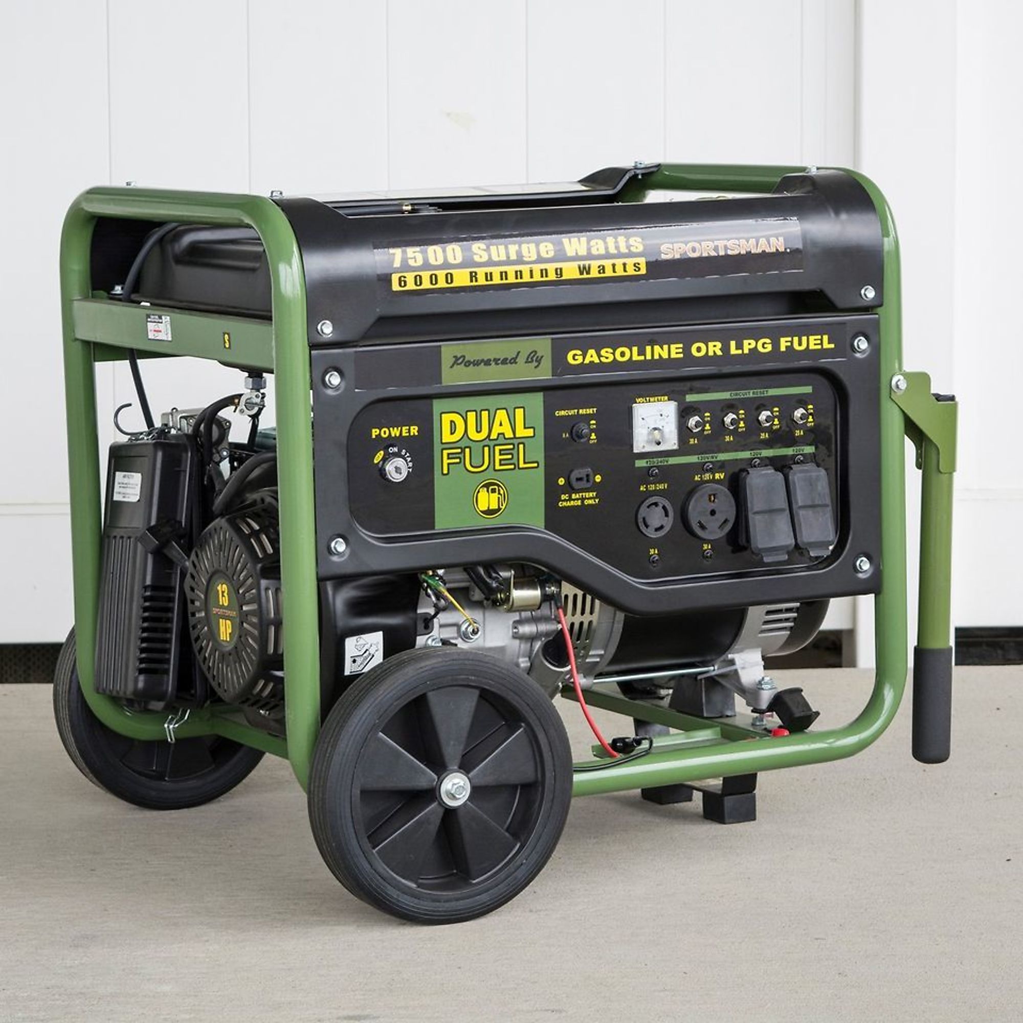 Sportsman Series, 7500 Watt Dual Fuel Generator, Surge Watts 7500 ...