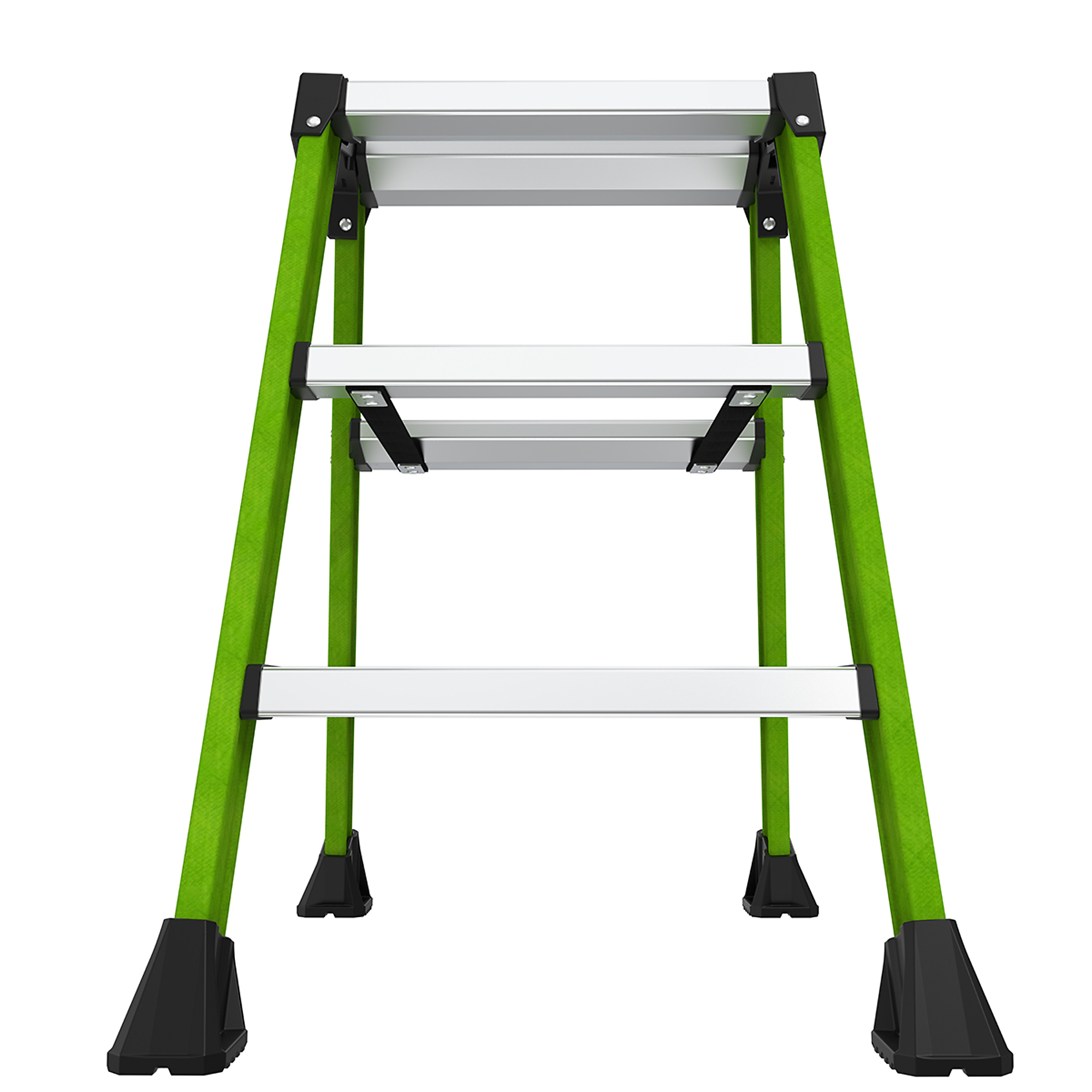 Little Giant Sure Step Double-Sided Fiberglass Step Stool - 2.2ft., 375 ...