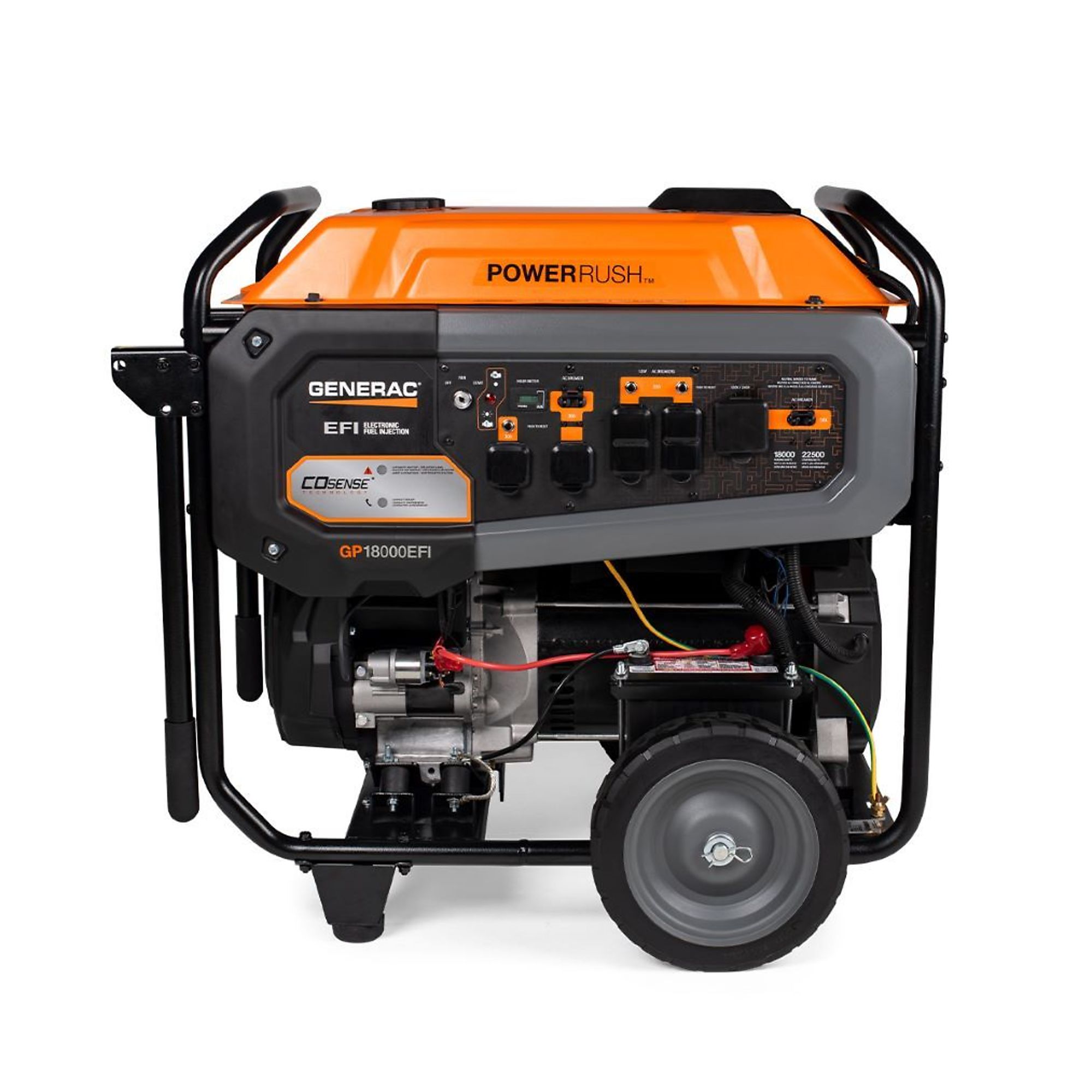 Generac, Portable Generator, Surge Watts 22500 Rated Watts 18000 ...