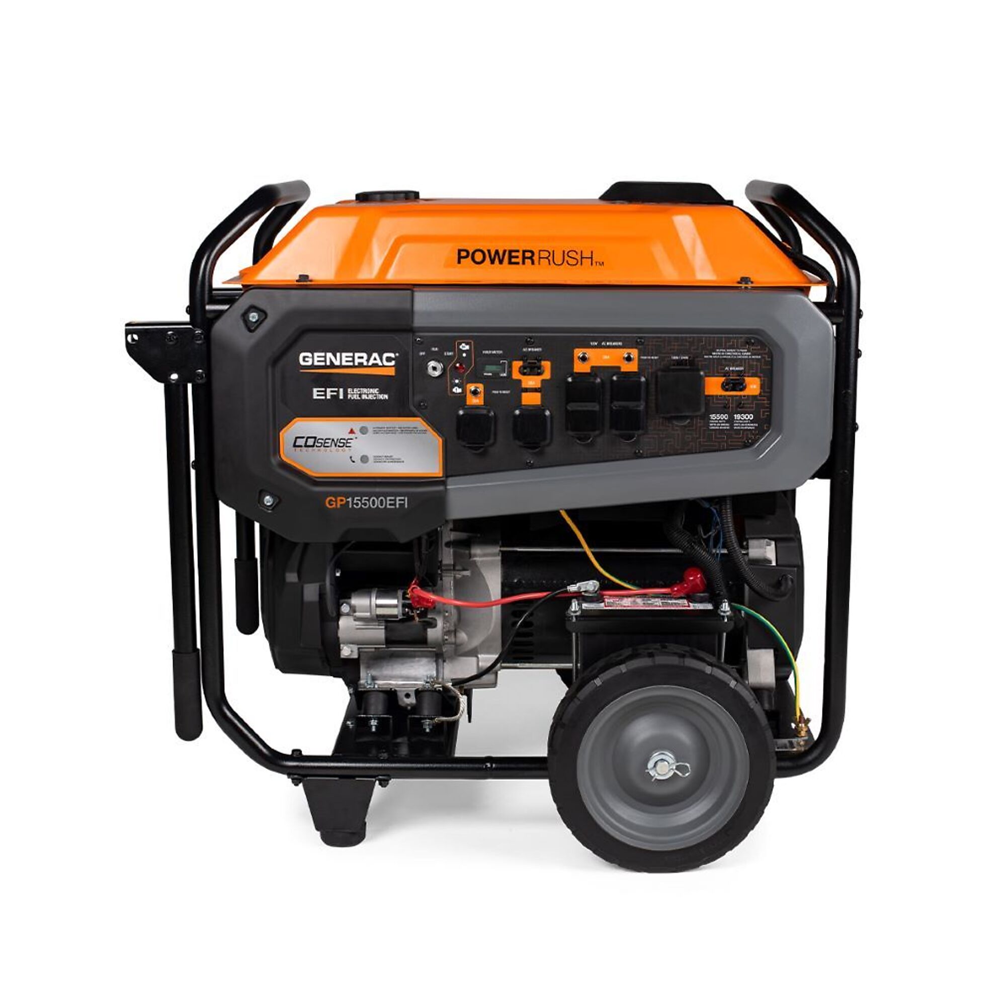 Generac, Portable Generator, Surge Watts 19300 Rated Watts 15500 ...