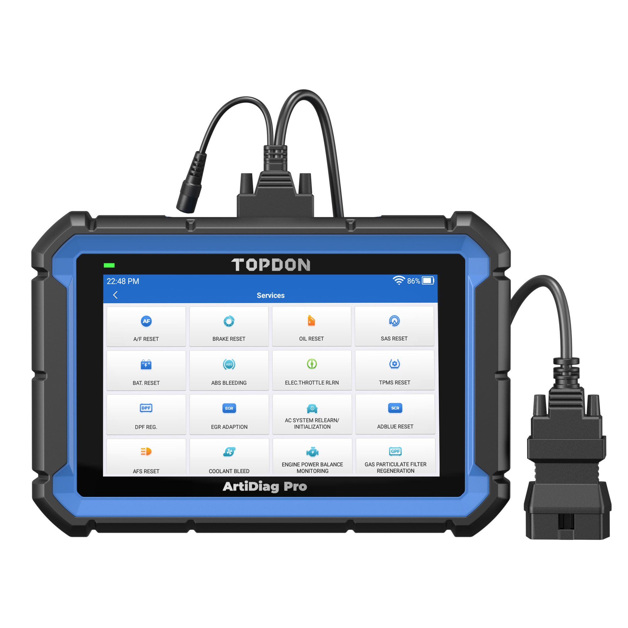 TOPDON, Full System Diagnostics ArtiDiag Pro Bi-Directional OBD Scan ...