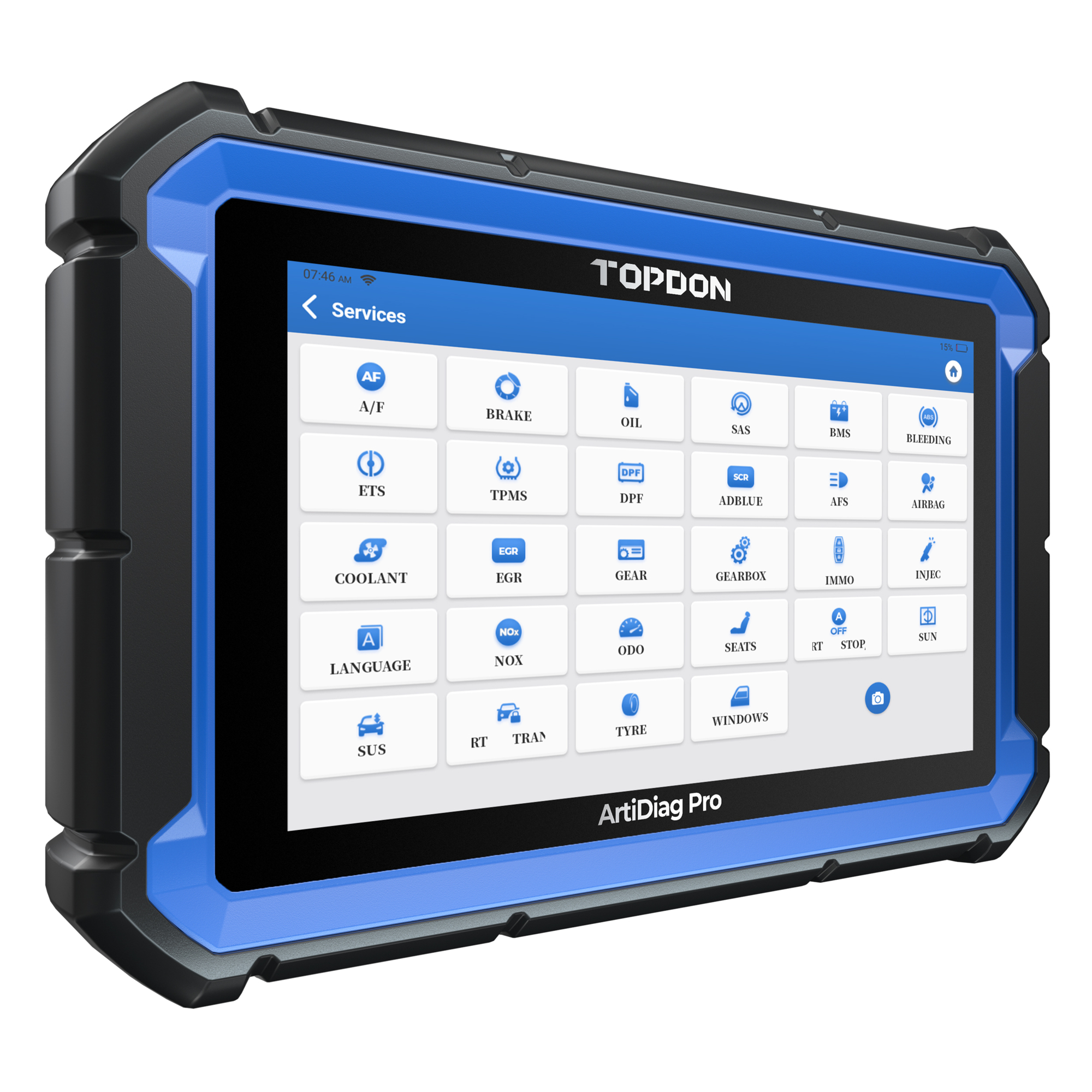 TOPDON, Full System Diagnostics ArtiDiag Pro Bi-Directional OBD Scan ...
