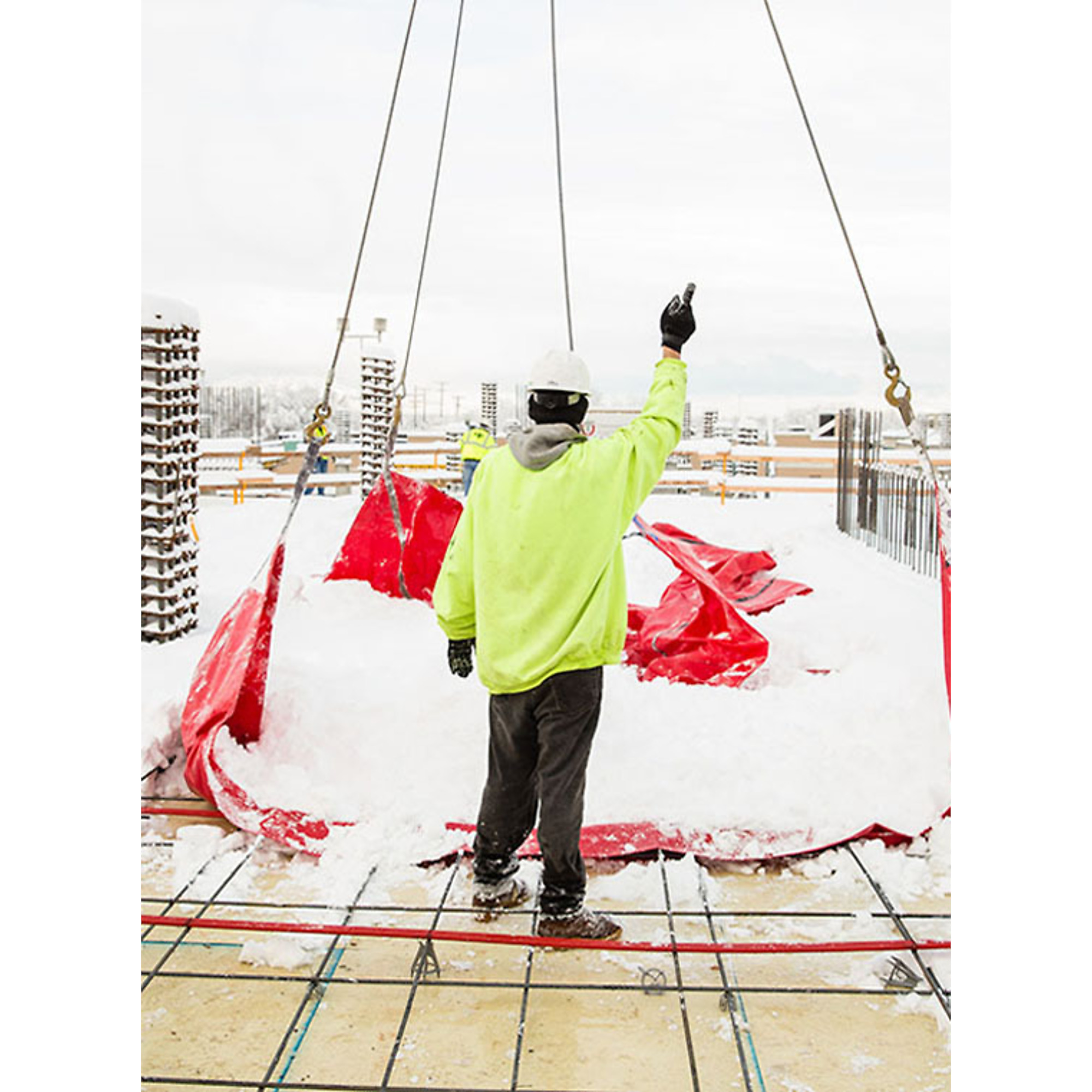 SugarHouse, Snow Shield Snow Removal Tarp, Length 25 ft, Width 25 ft ...