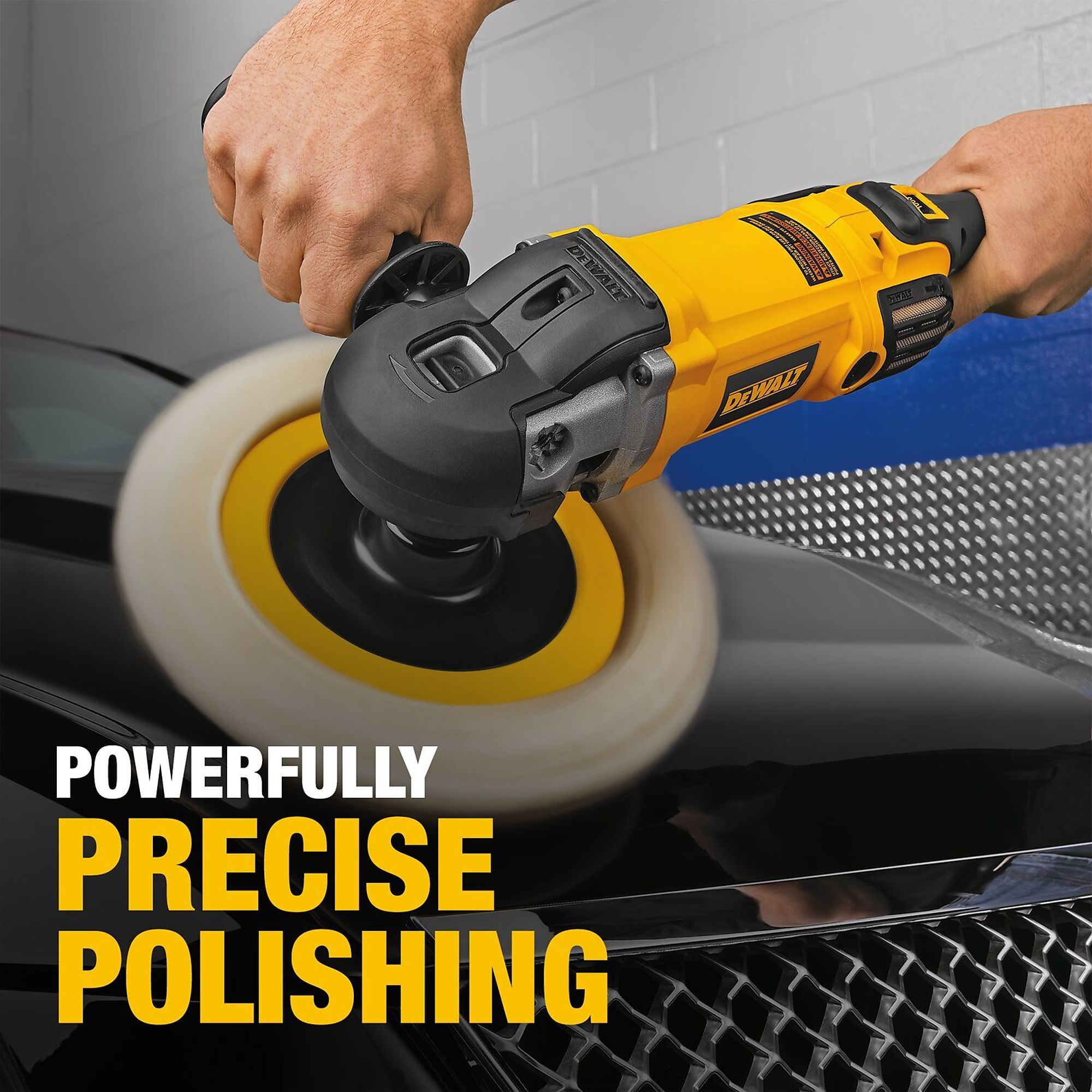 DEWALT, 7in. / 9in. Variable Speed Polisher with Soft Start, Amps 12 ...