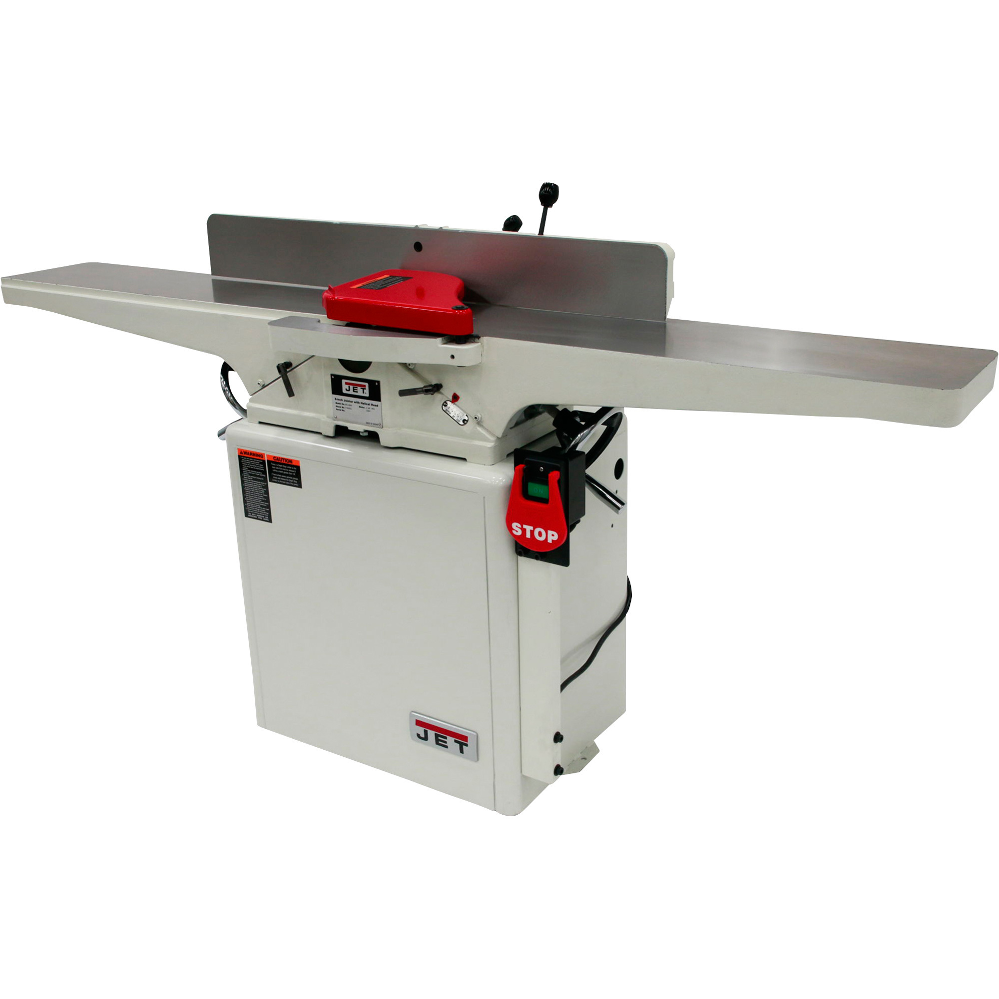 JET 8in. Helical Head Jointer, 2 HP, 230 Volt, 1 Phase, Model# JWJ-8HH ...