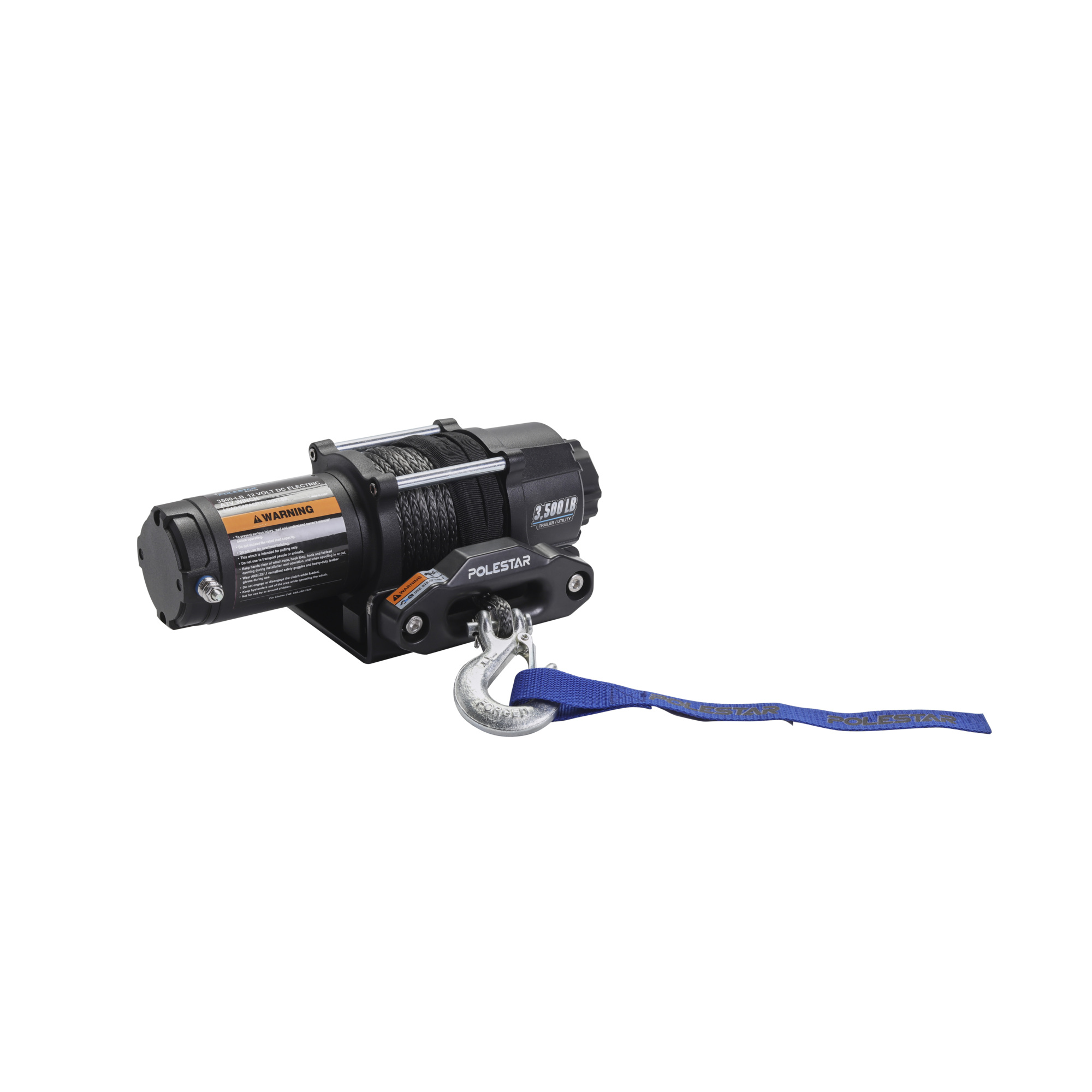 PoleStar, 3500lbs Electric ATV Winch, Capacity (Line Pull) 3500 lb ...