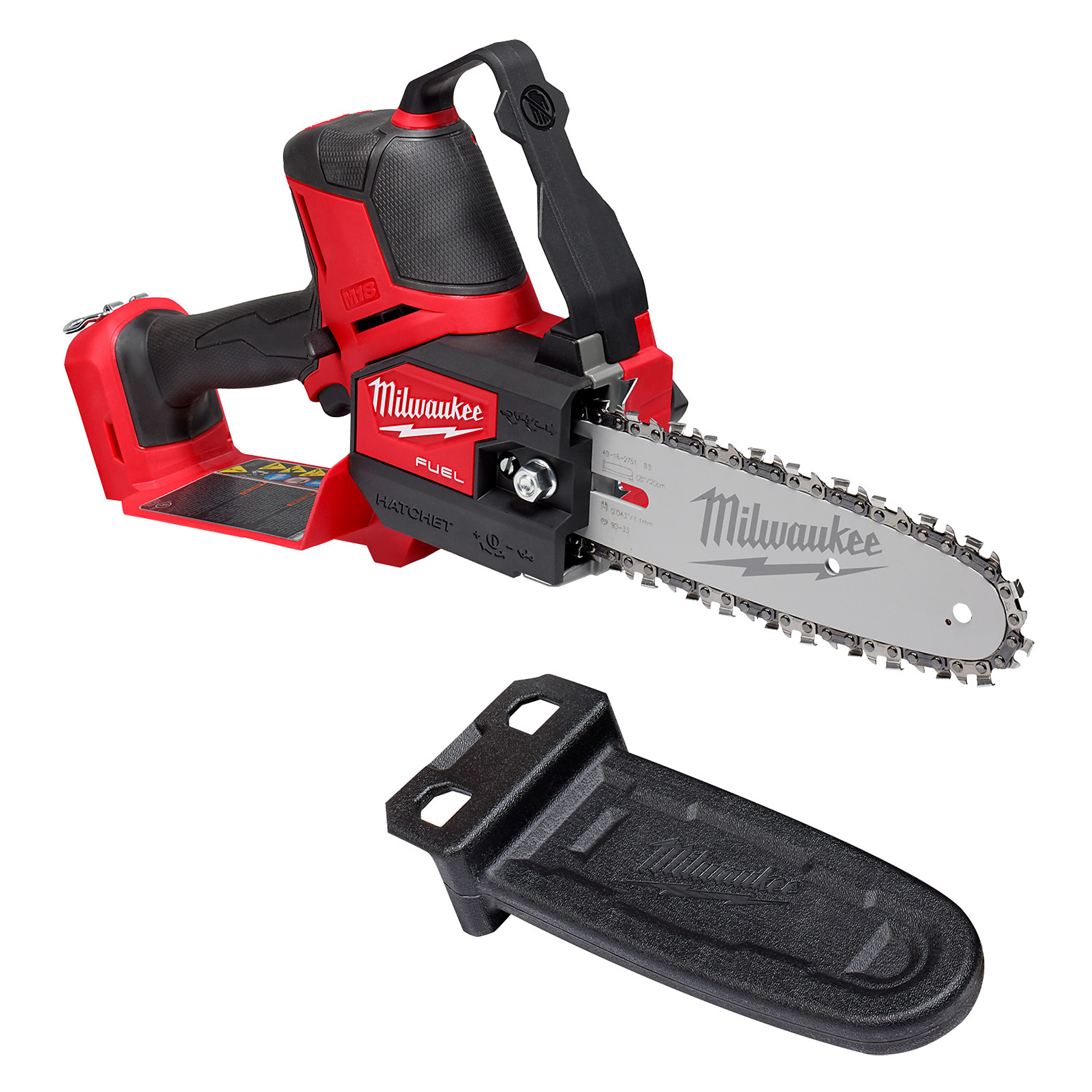 Milwaukee, M18 FUEL HATCHET Pruning Saw Kit, Bar Length 8 in, Model ...