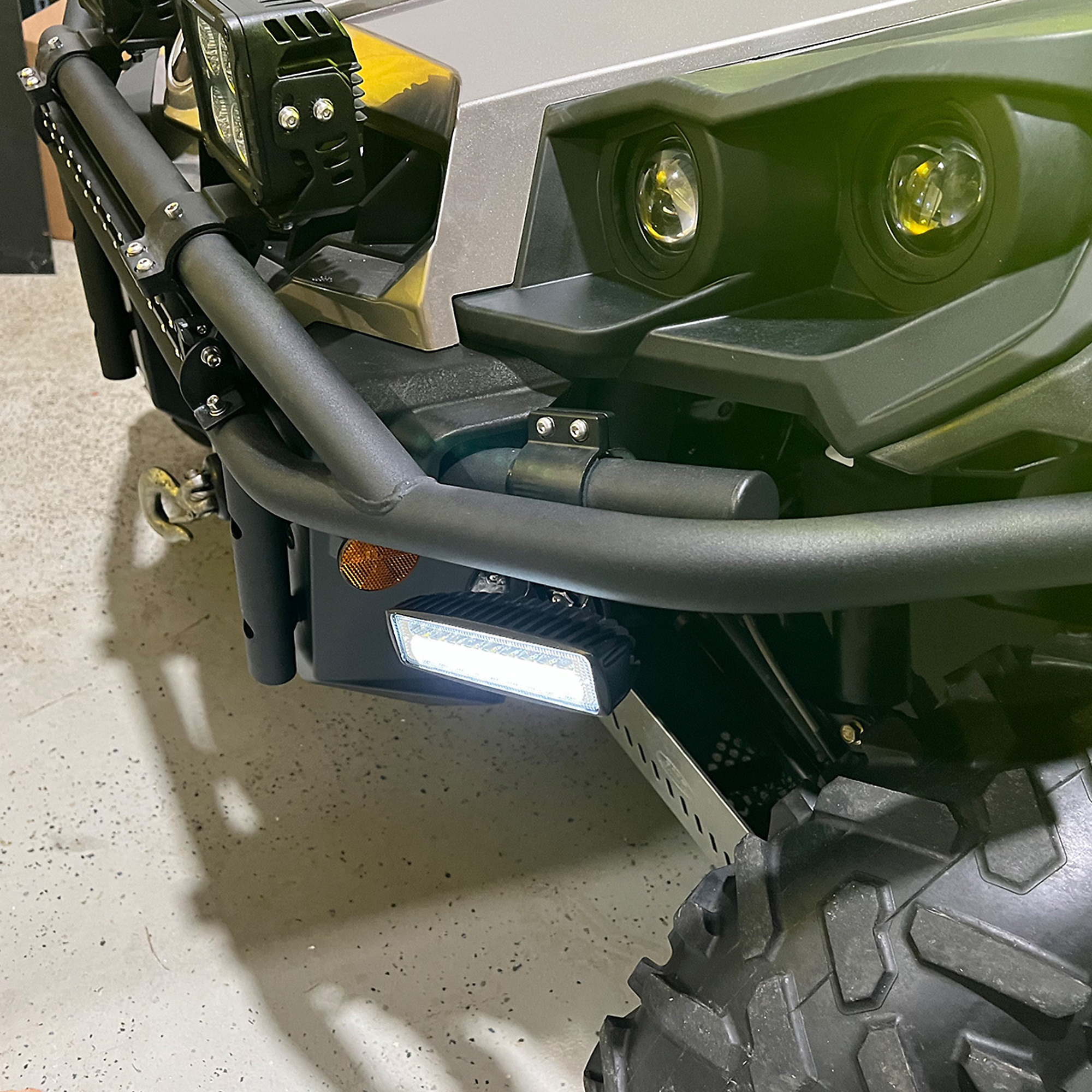 Race Sport Lighting, Dual Row 2-Func LED Aux Work Light White/Amber ...