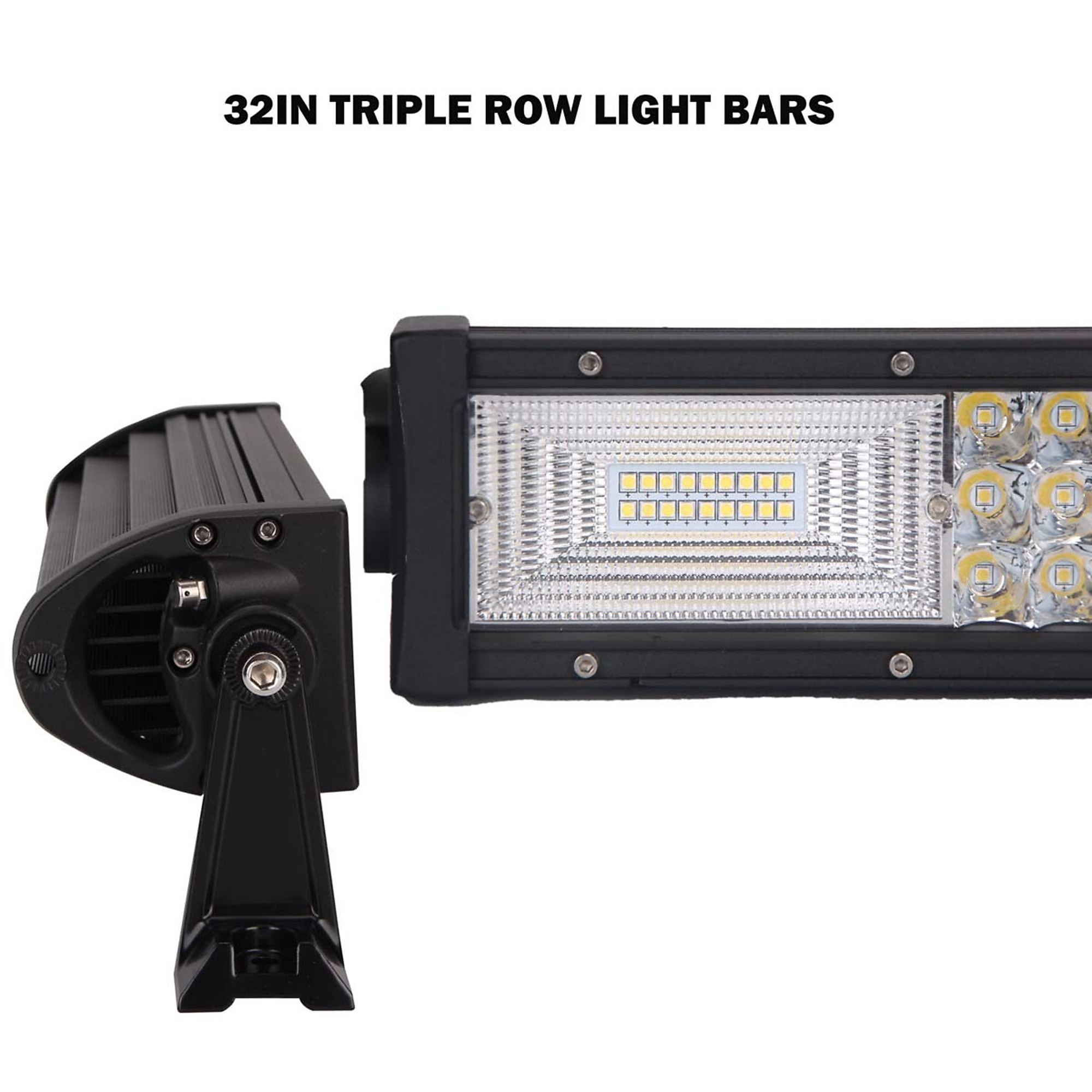 Race Sport Lighting, Excursion Series 32in. 180W LED Light Bar 3-Rows ...