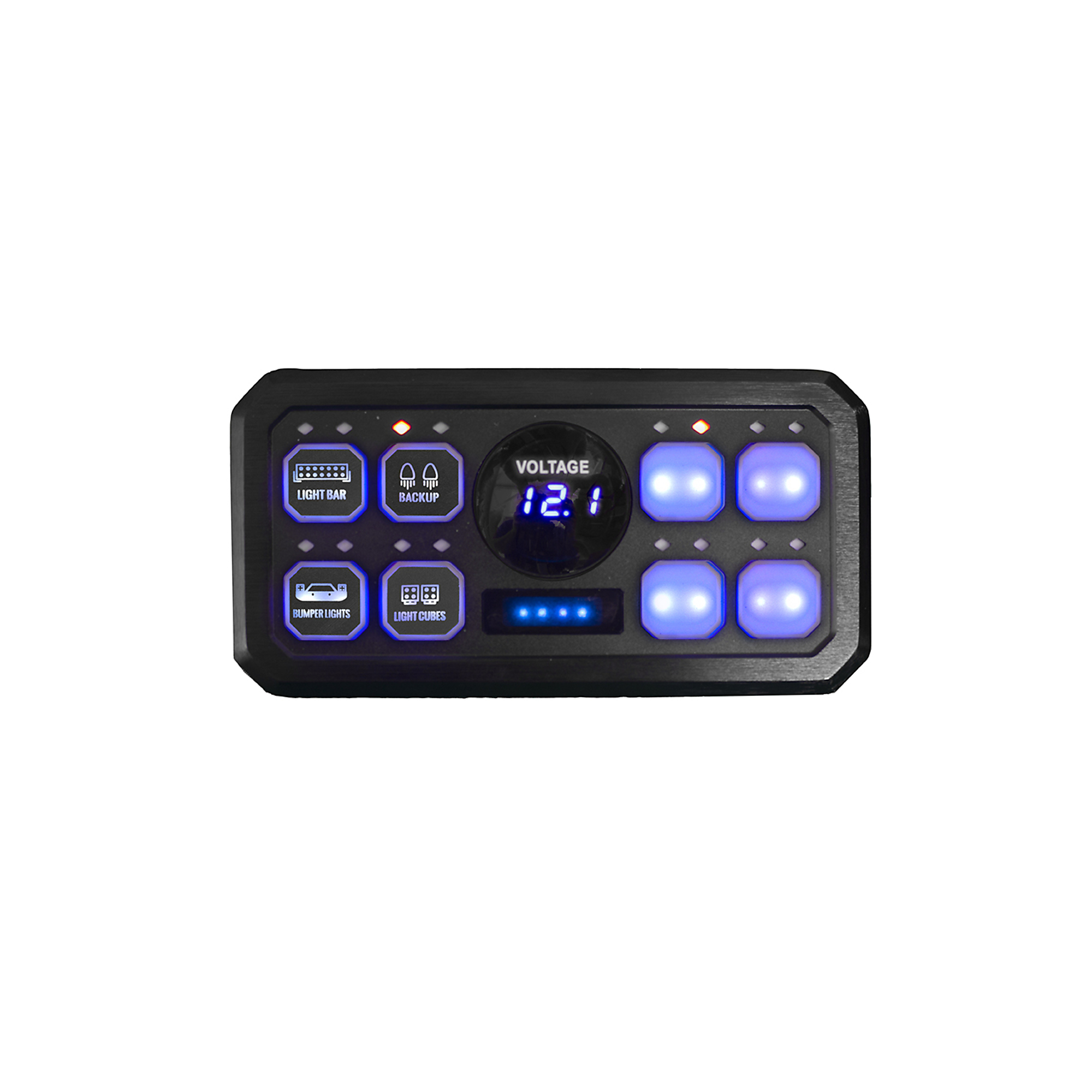 Race Sport Lighting, 8-Button Aux Univ Switch Panel w/ SLIM Control Box ...