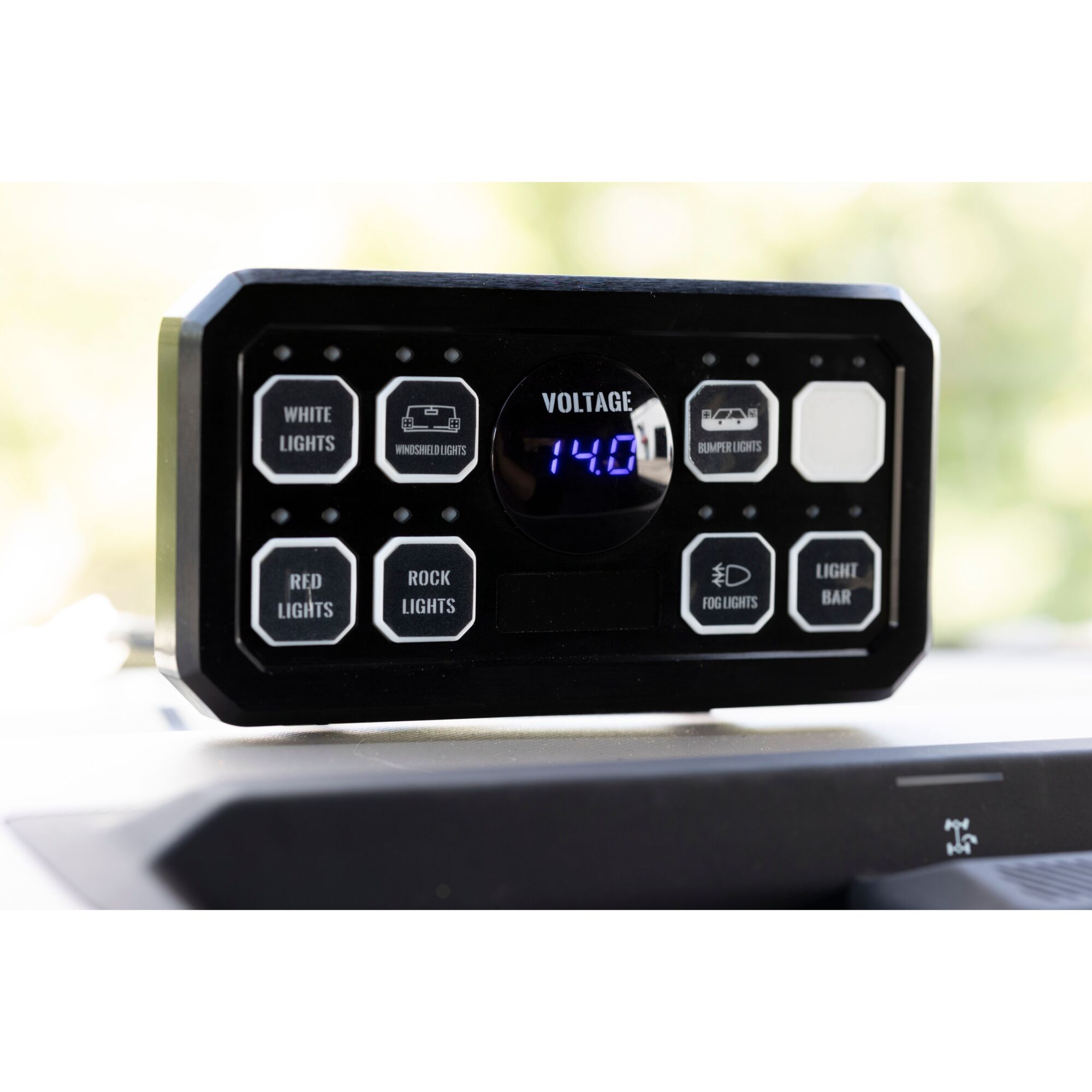 Race Sport Lighting, 8-Button Aux Univ Switch Panel w/ SLIM Control Box ...