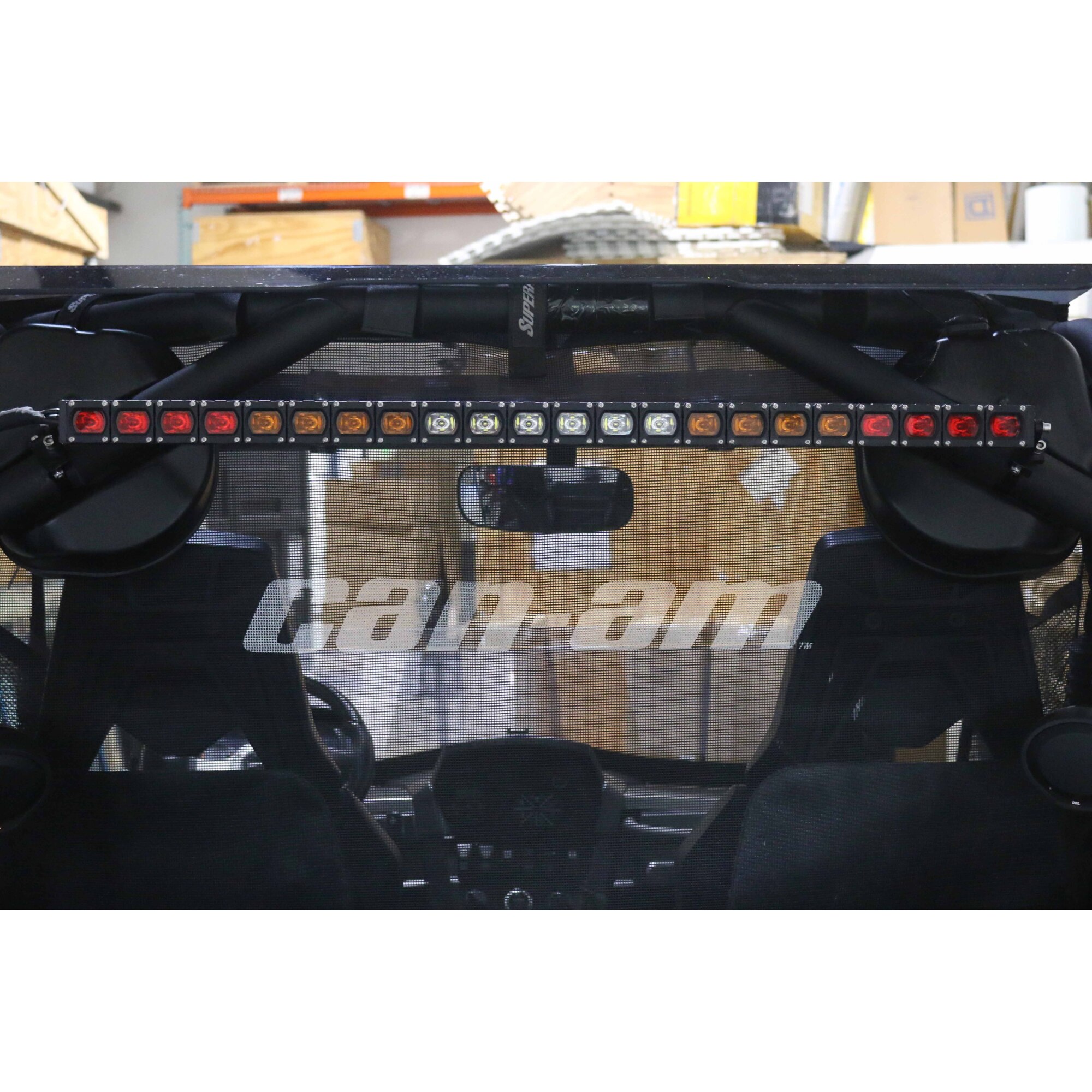 Race Sport Lighting, 36in. 110W LED Reverse Light Bar 18 Strobe ...
