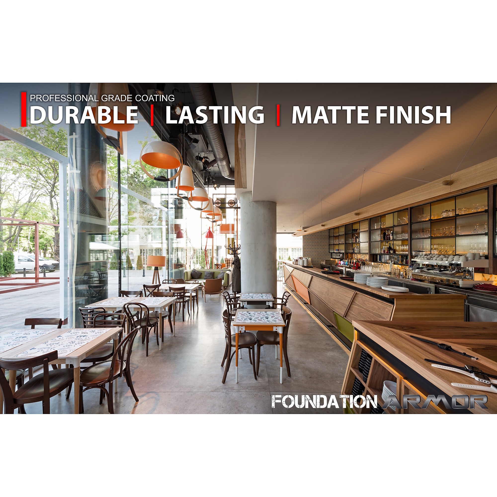 Foundation Armor, Matte Chemical Resistant Urethane Floor Coating ...