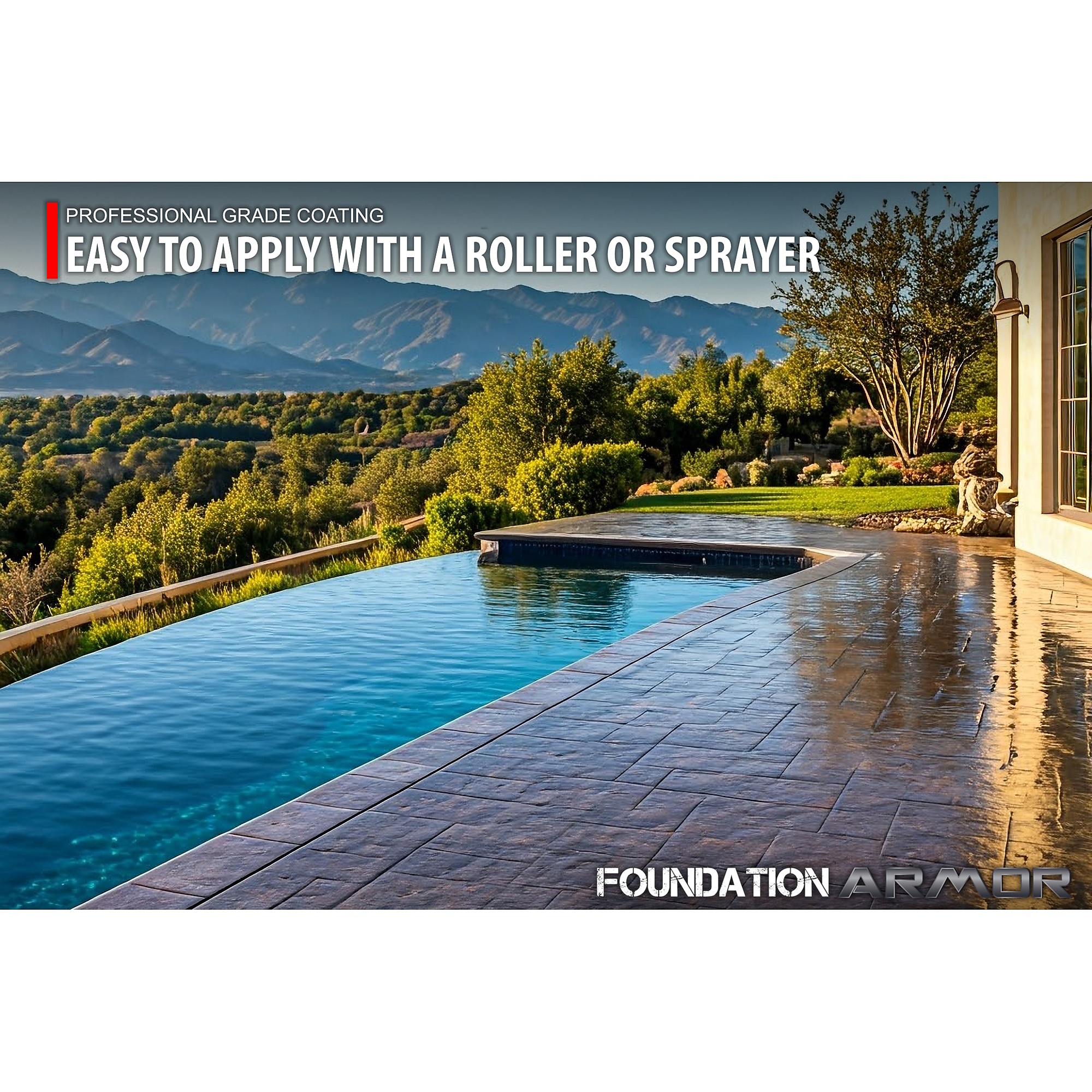 Foundation Armor, High Gloss Water Based Acrylic Concrete Sealer ...