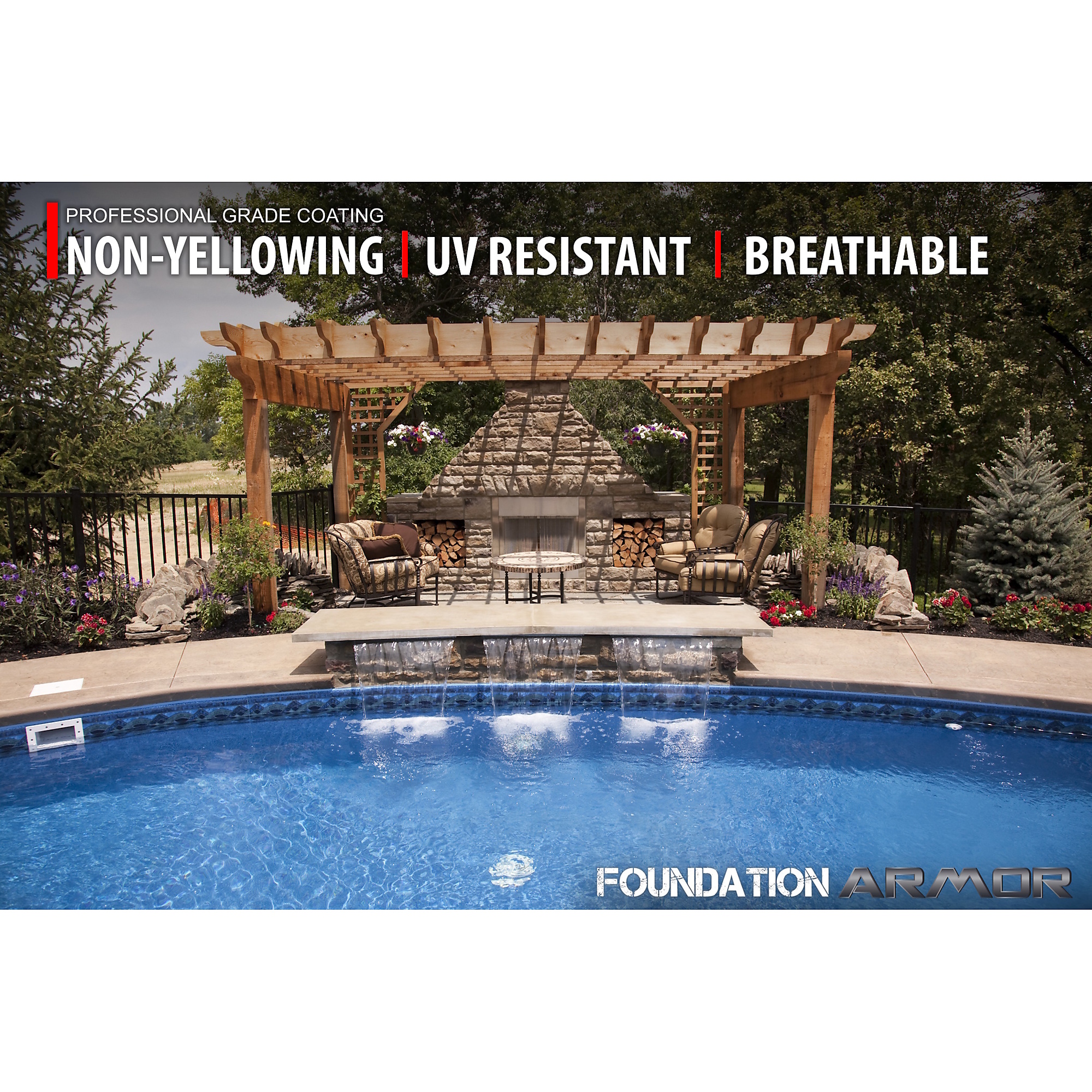 Foundation Armor, Low Gloss Wet Look Concrete and Paver Sealer ...