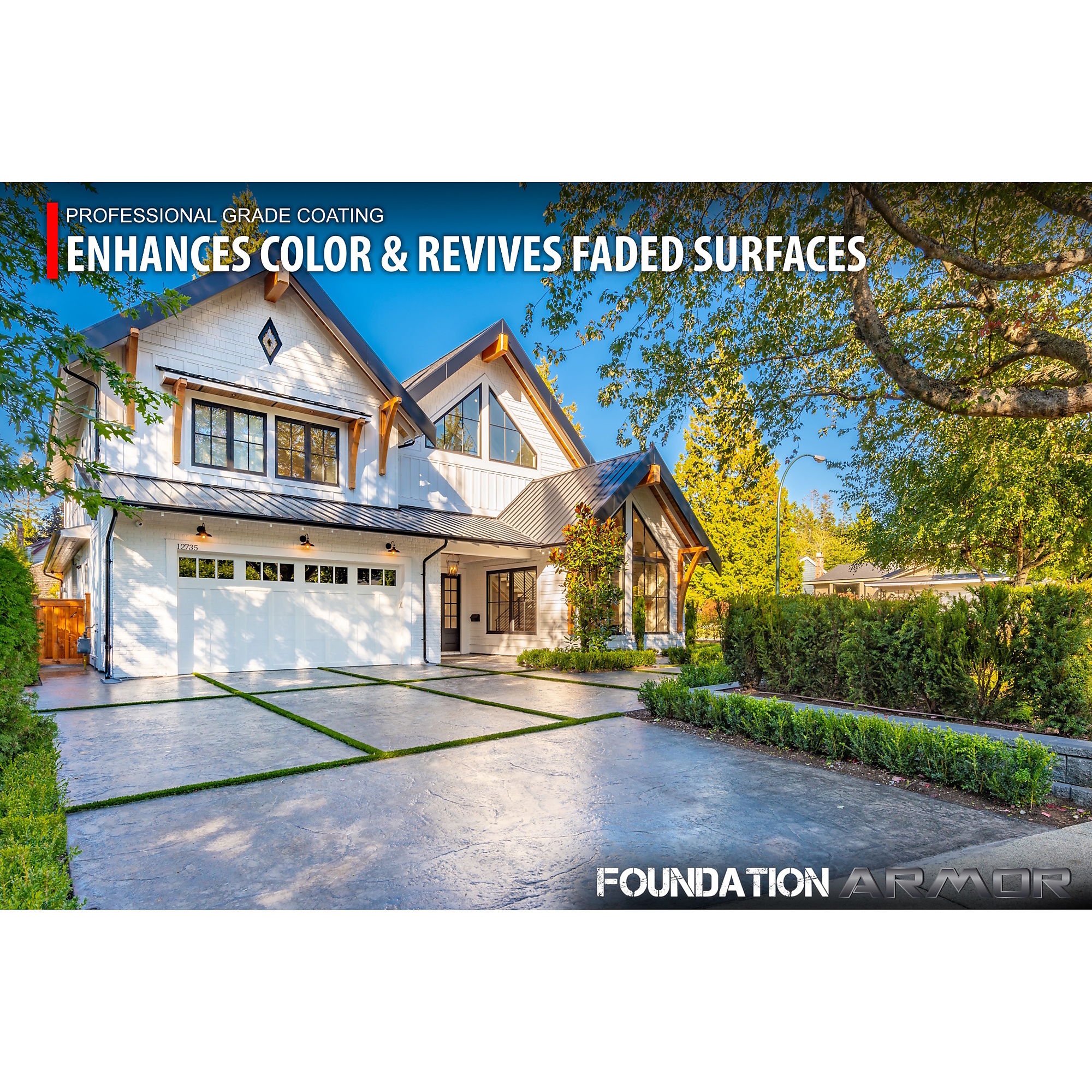 Foundation Armor, High Gloss Wet Look Concrete and Paver Sealer ...