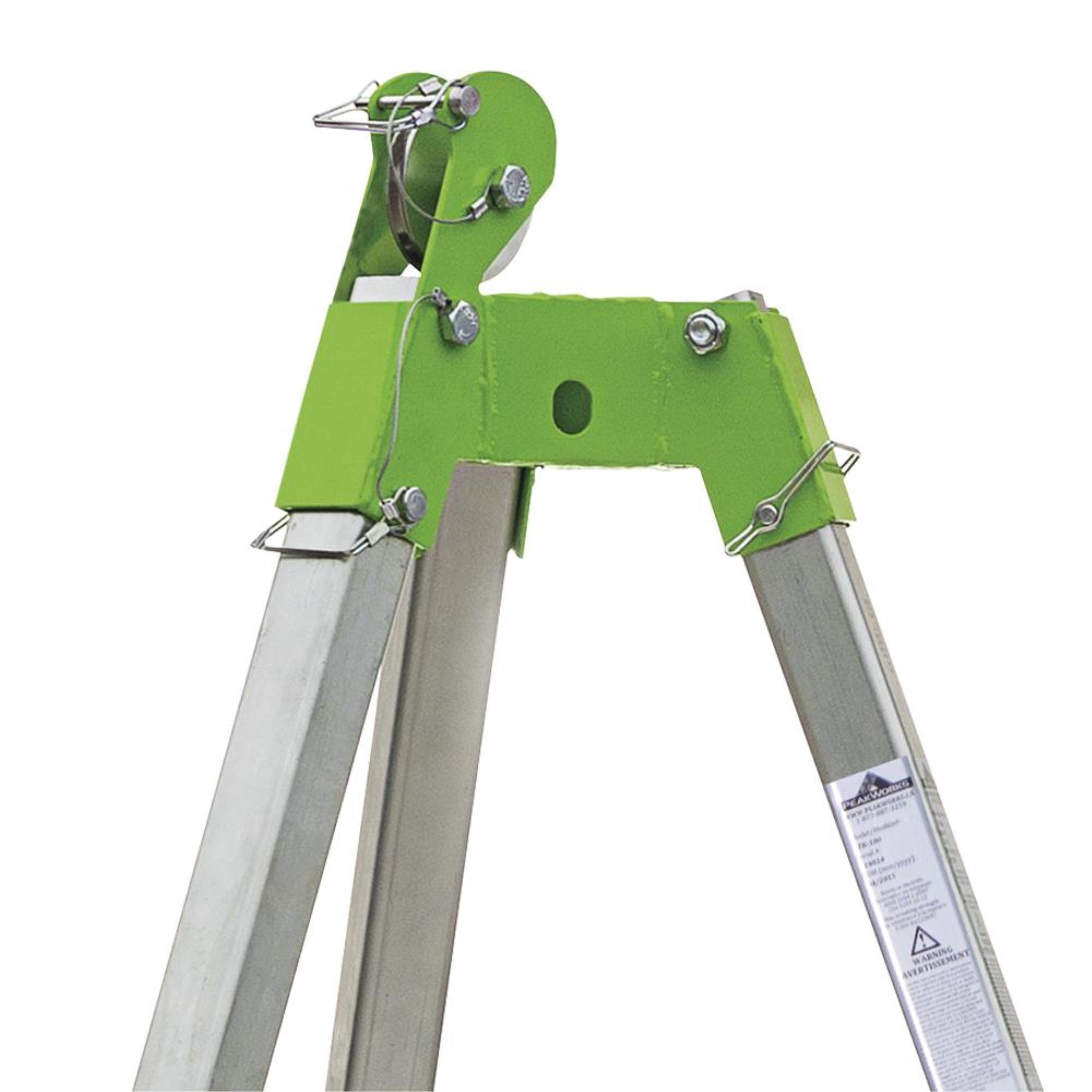 Peak Works, 7ft. (2 m) Tripod with Chain and Pulley, Length 7 ft, Model ...