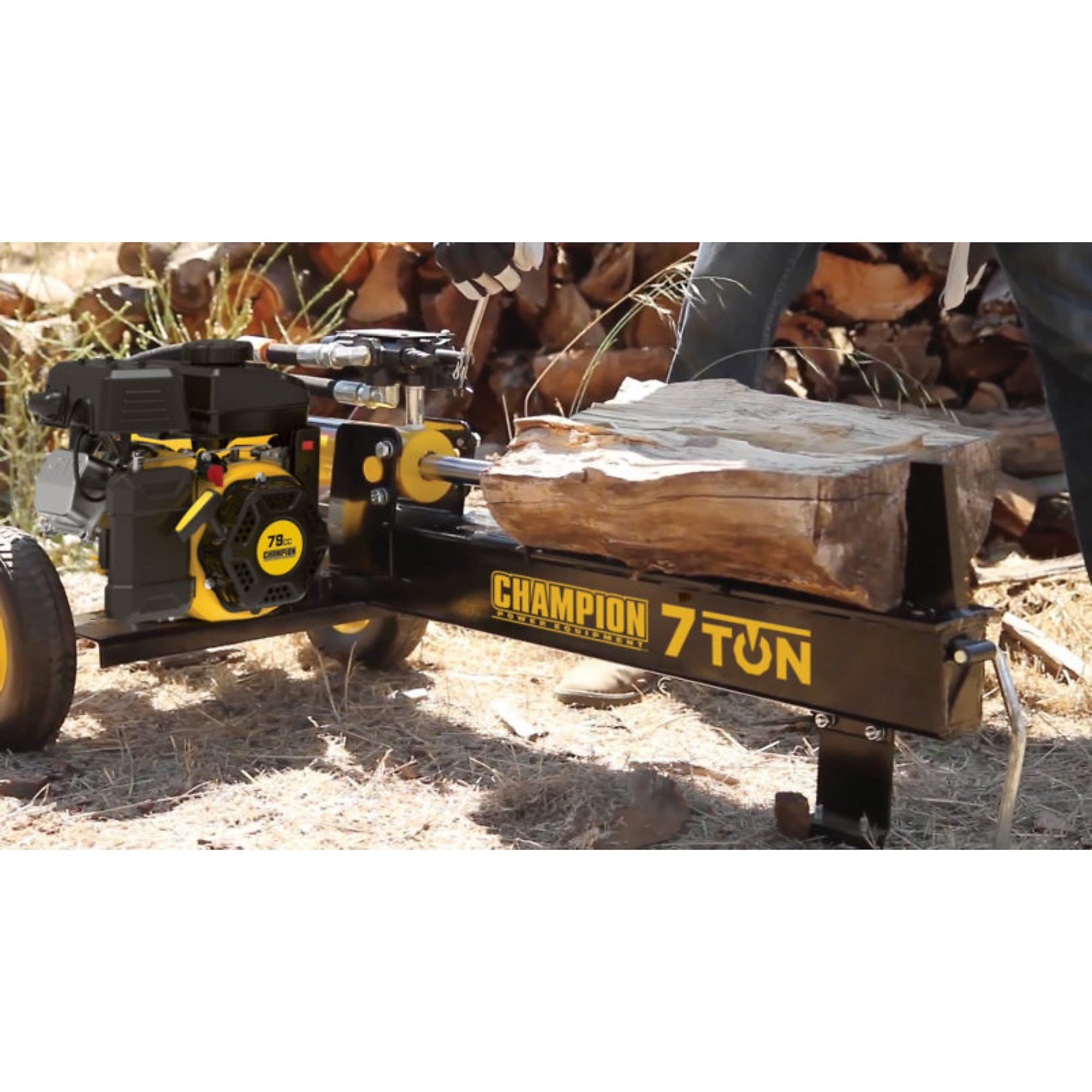 Champion Power Equipment, 7 Ton Log Splitter, Ram Force 7 Tons, Max ...
