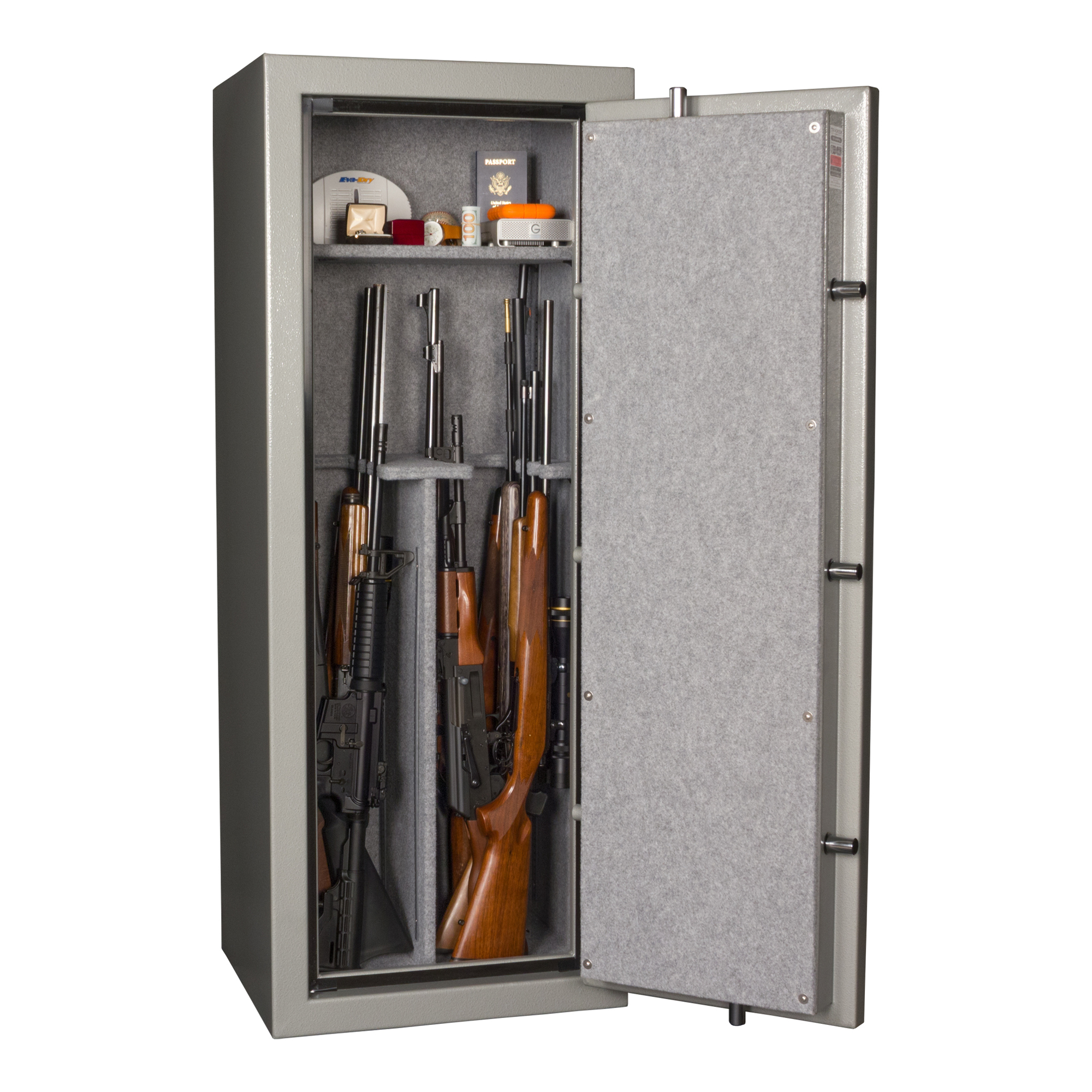 Tracker Safe, 14-Gun, 30 Min Fire Safe, Mechanical/Dial Lock, Lock Type ...