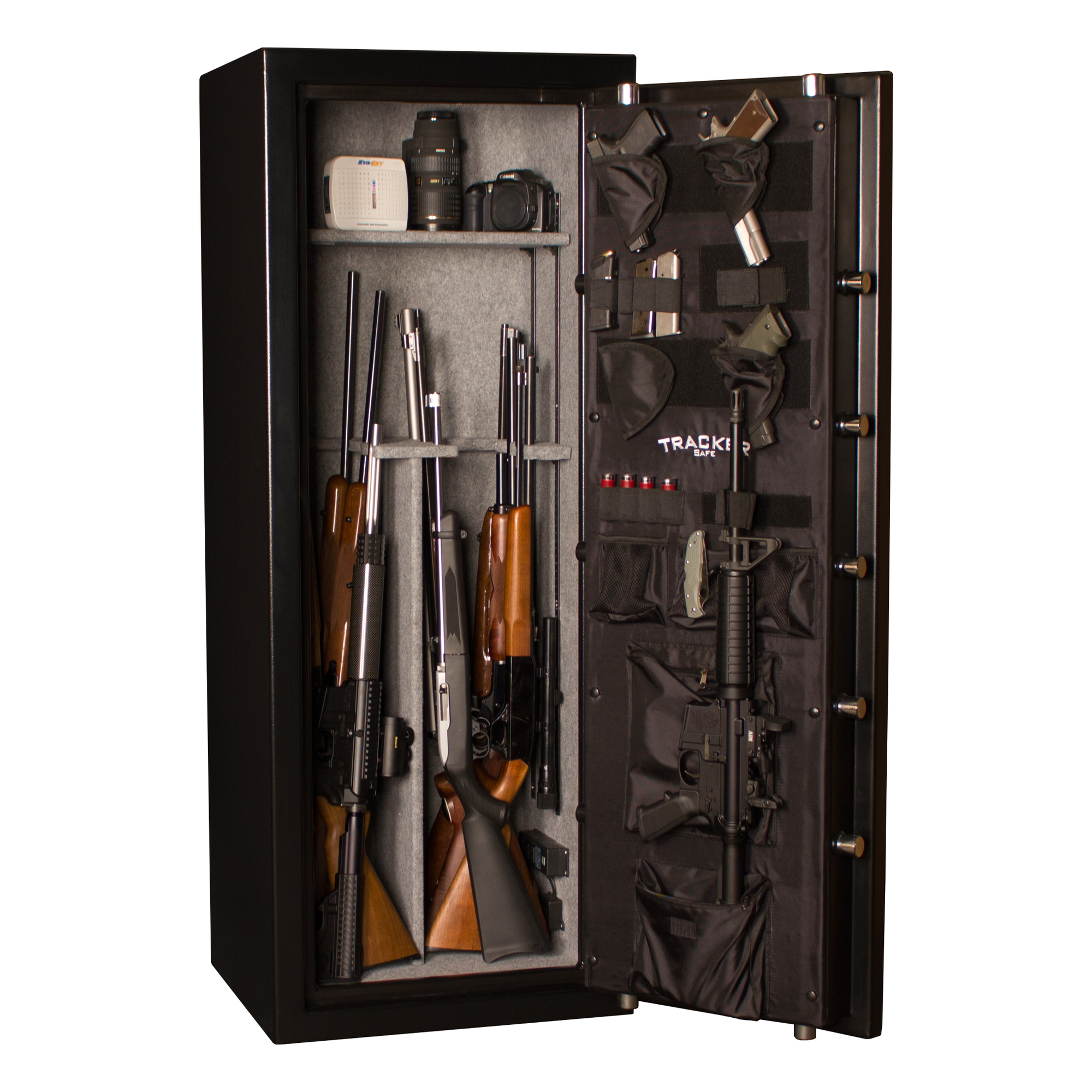 Tracker Safe, 12-Gun, 60 Min Fire Safe, Mechanical/Dial Lock, Lock Type ...